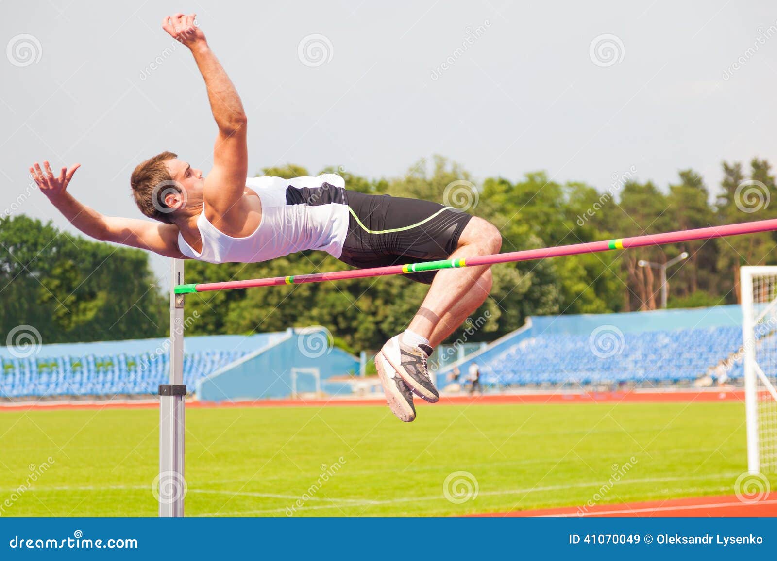 Het Hoogspringen Van Mensen Stock Afbeelding - Image of opstarten ...