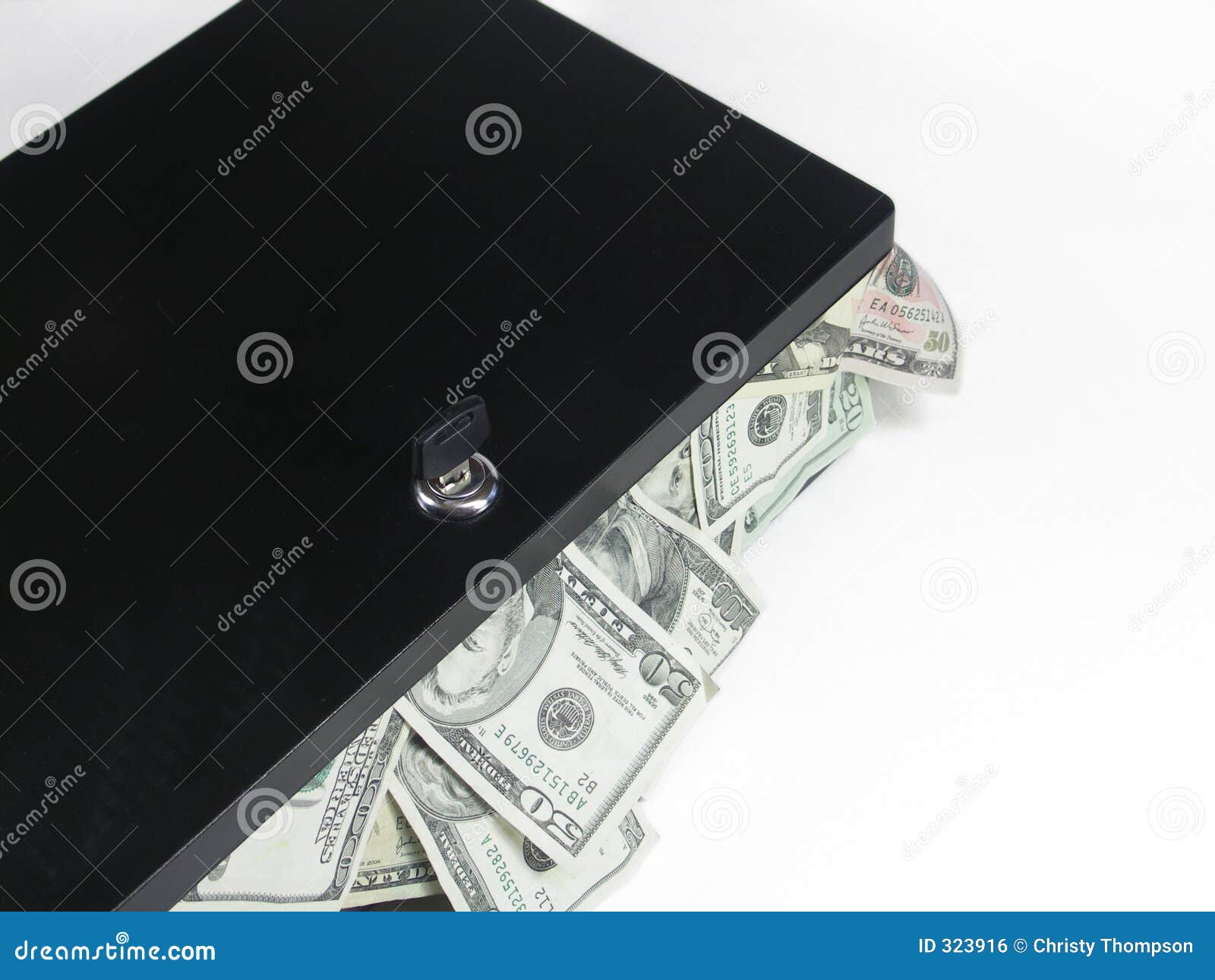 Het Hoogtepunt Van De Doos Van Geld 2 Stock Foto - Image of sparen ...