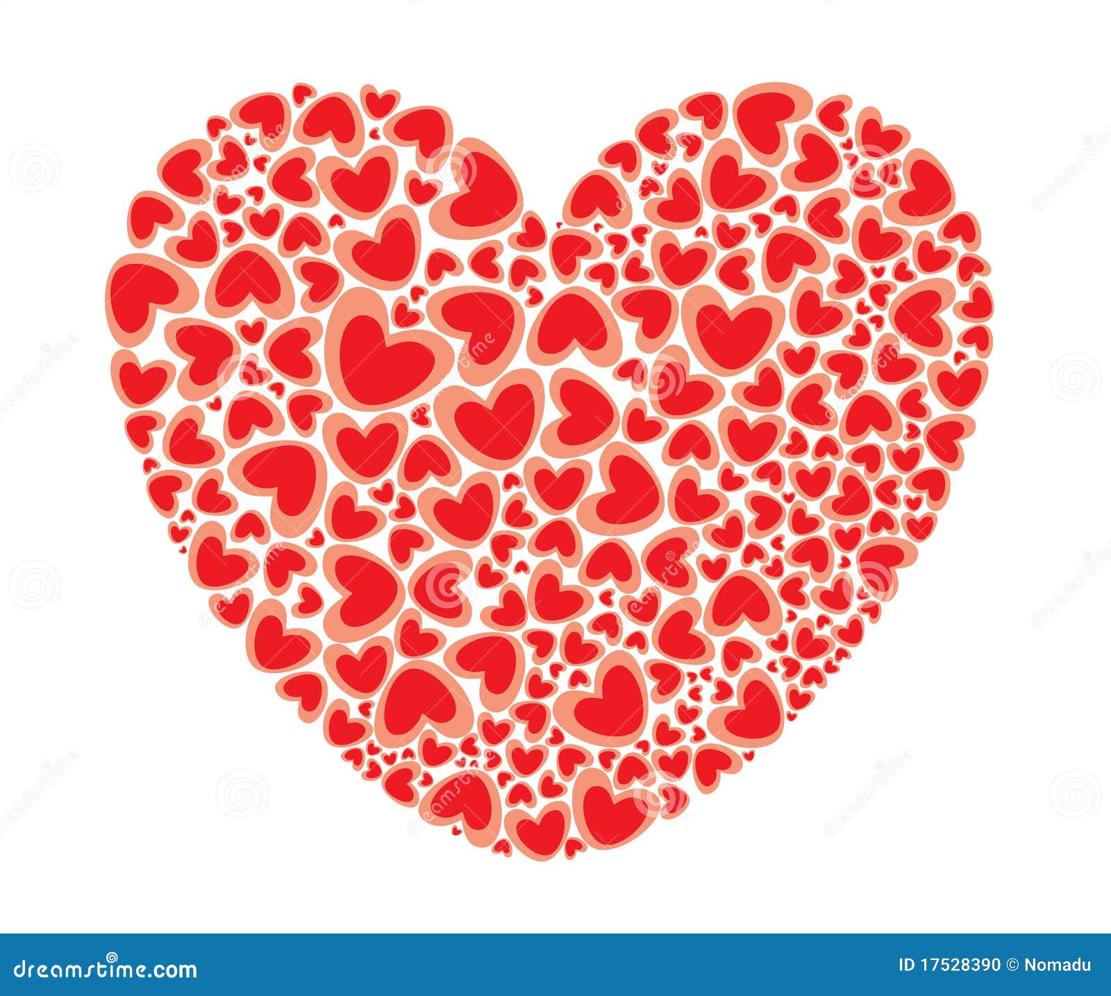 Het Hoogtepunt Van Het Hart Van Liefde Vector Illustratie ...