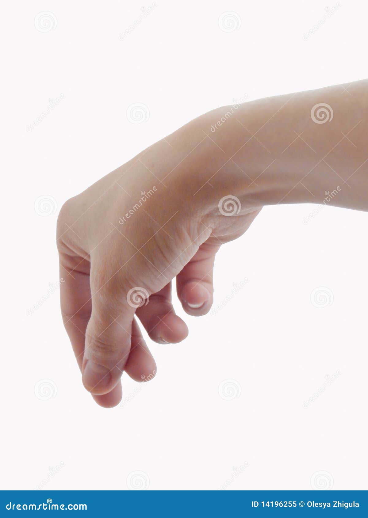 Het Houden Van Vinger Van De Hand Stock Afbeelding - Image of houdt ...