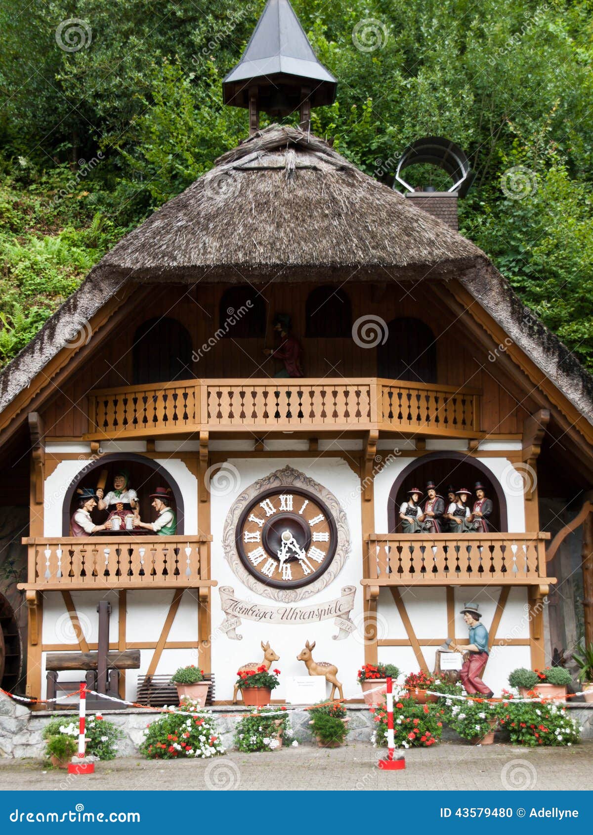 Het Huis Van De Koekoeksklok in Hornberg Stock Foto - Image of europa ...