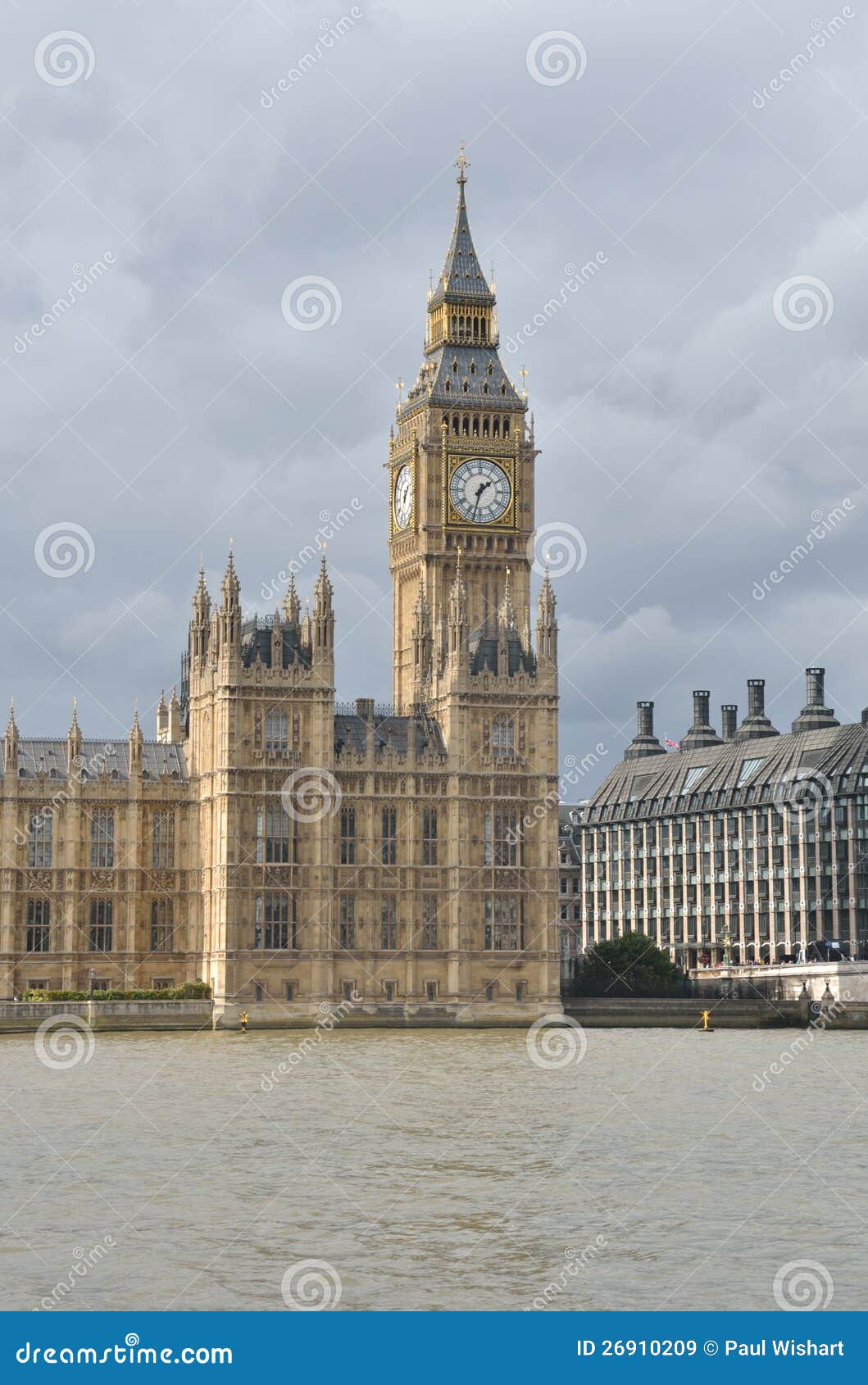 Het Huis Van Het Parlement En Van Het Valhek Stock Afbeelding - Image ...