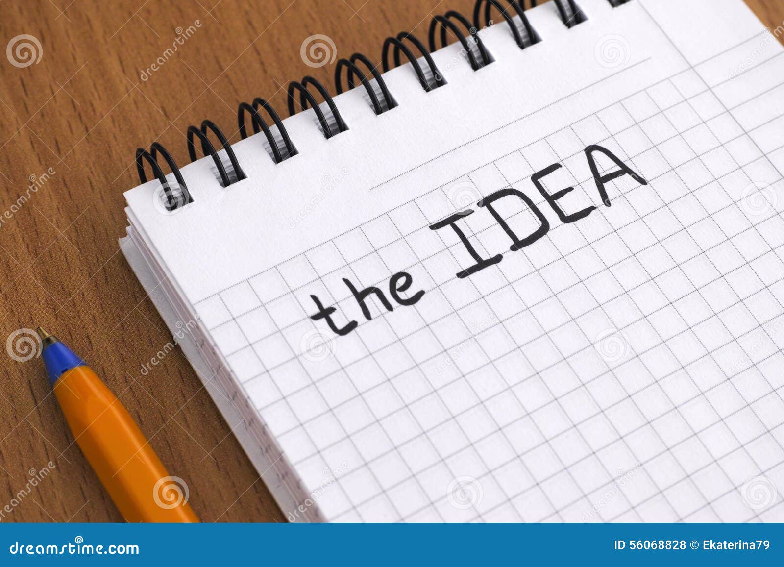 Het idee stock foto. Image of gestreept, handschrift - 56068828