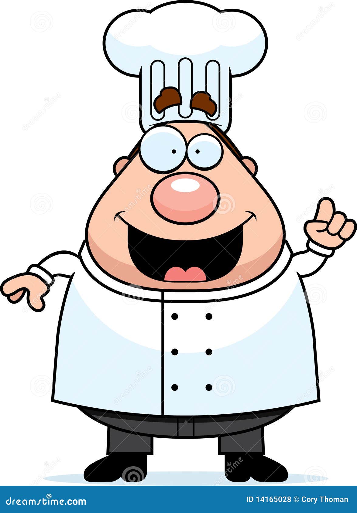 Het Idee van de chef-kok vector illustratie. Illustration of chef ...