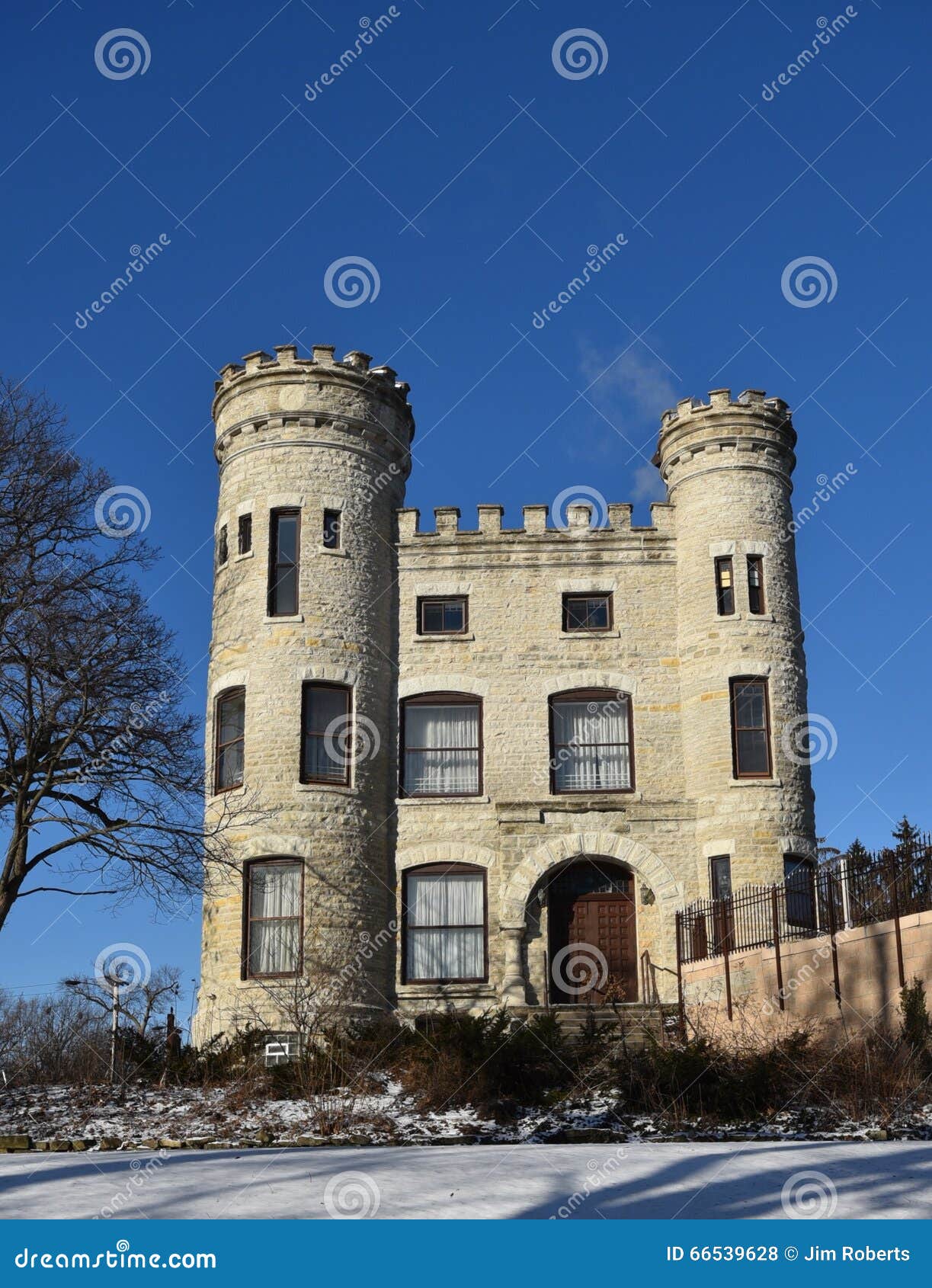 Het Ierse Kasteel Van Chicago Redactionele Stock Foto - Image of rivier ...