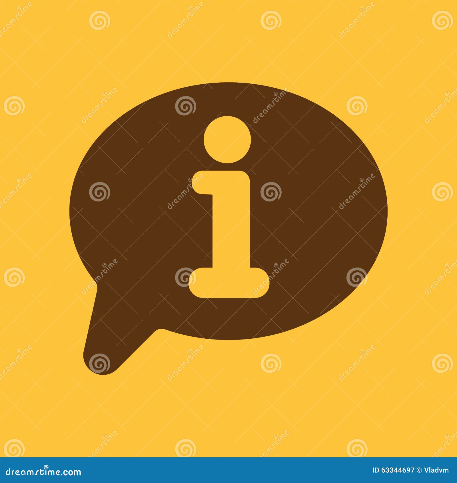 Het Informatiepictogram Informatie En Faq Symbool Vlak Stock ...