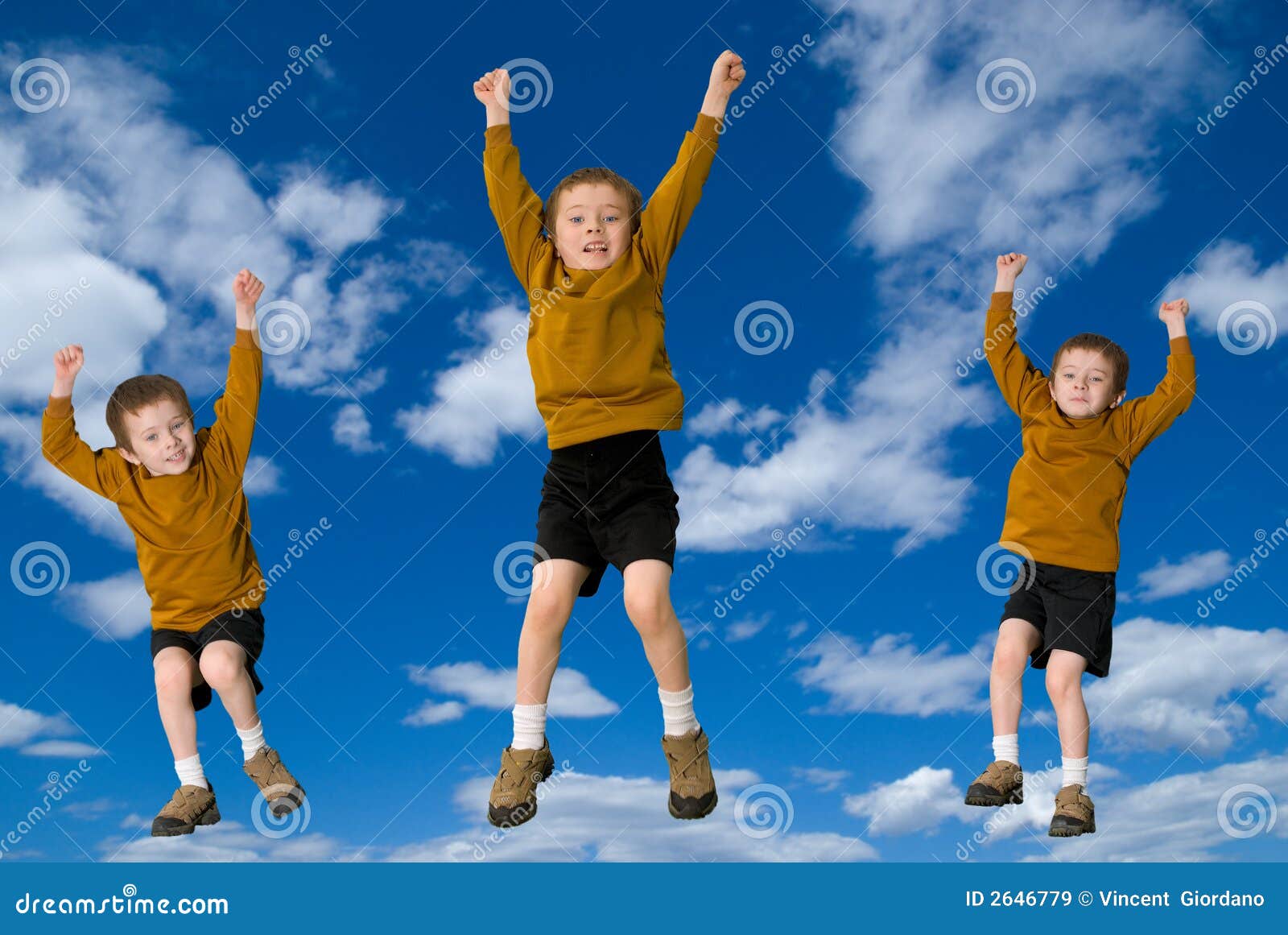 Het Jonge Aantrekkelijke Jongens Springen Stock Afbeelding - Image of ...