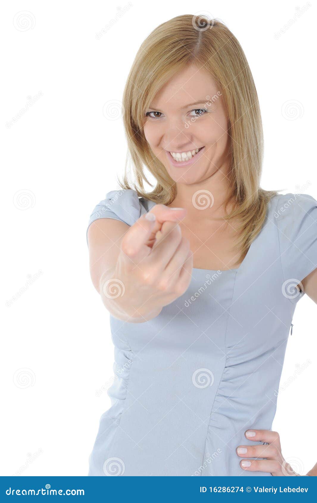 Het jonge vrouw wenken stock foto. Image of achtergrond - 16286274