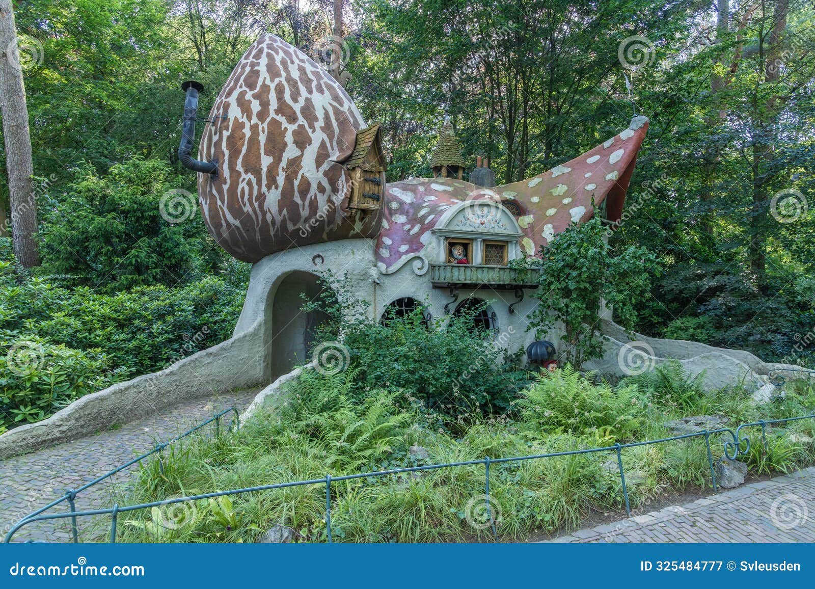 Het Kabouterdorp in the Efteling the Netherlands Stock Image - Image of ...