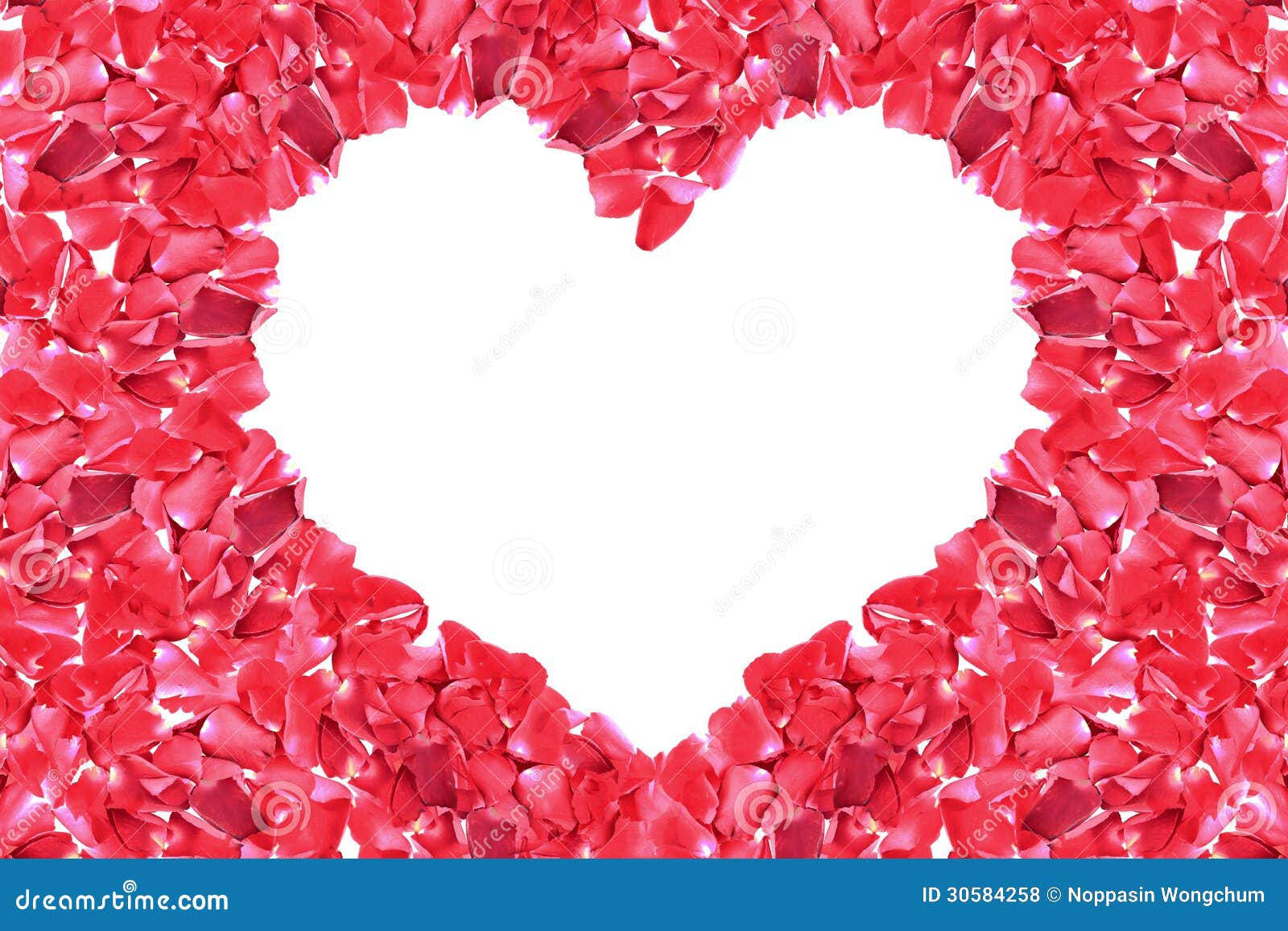 Het Kader Van De Hartvorm Van Rood Nam Toe Stock Foto - Image of liefde ...