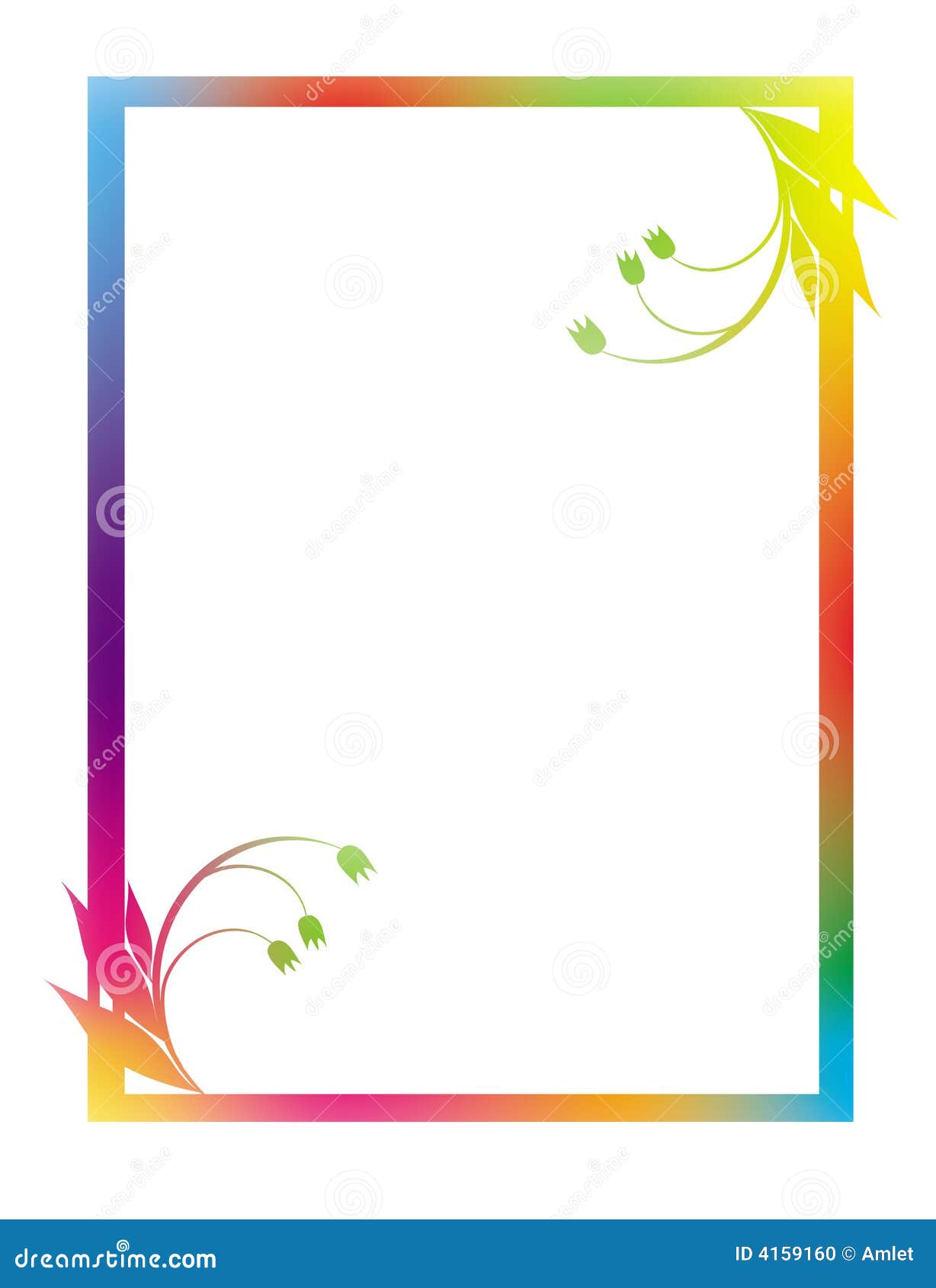 Het kader van de kleur vector illustratie. Illustration of illustratie ...