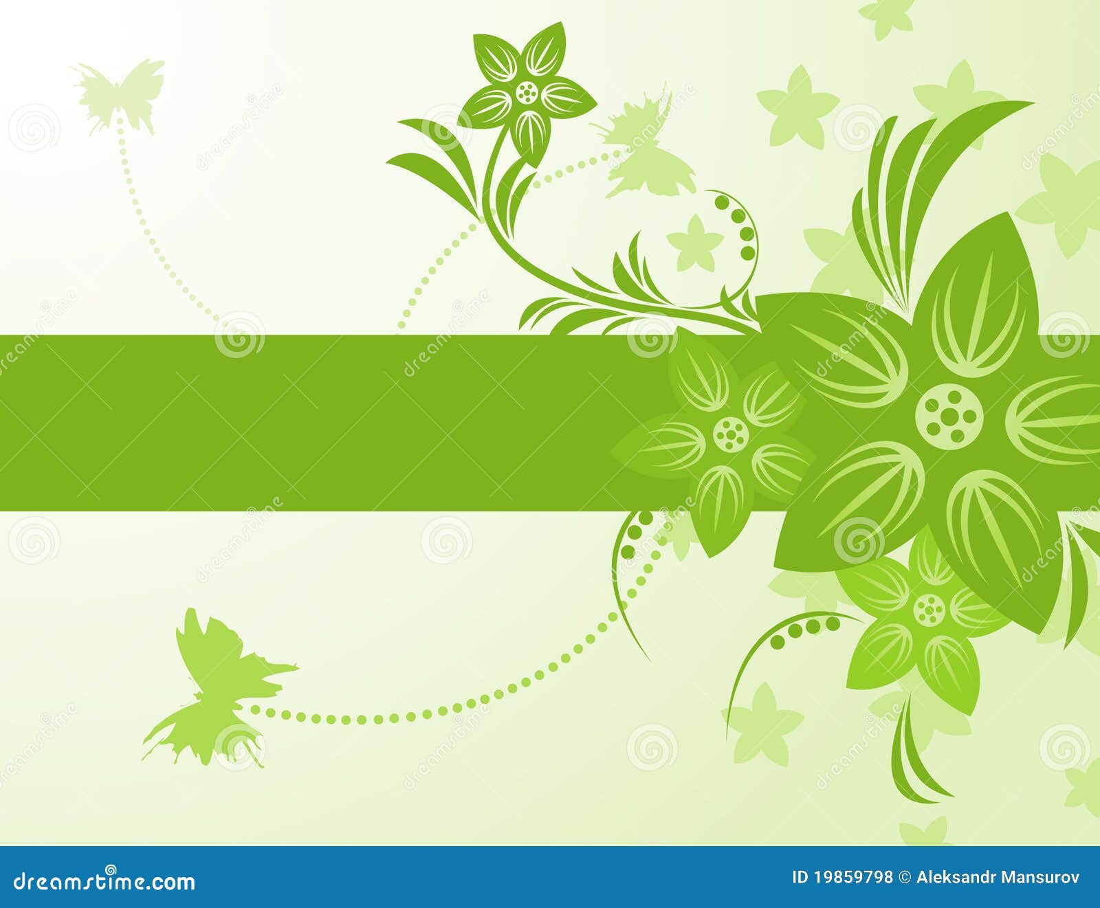 Het kader van de lente vector illustratie. Illustration of plantkunde ...