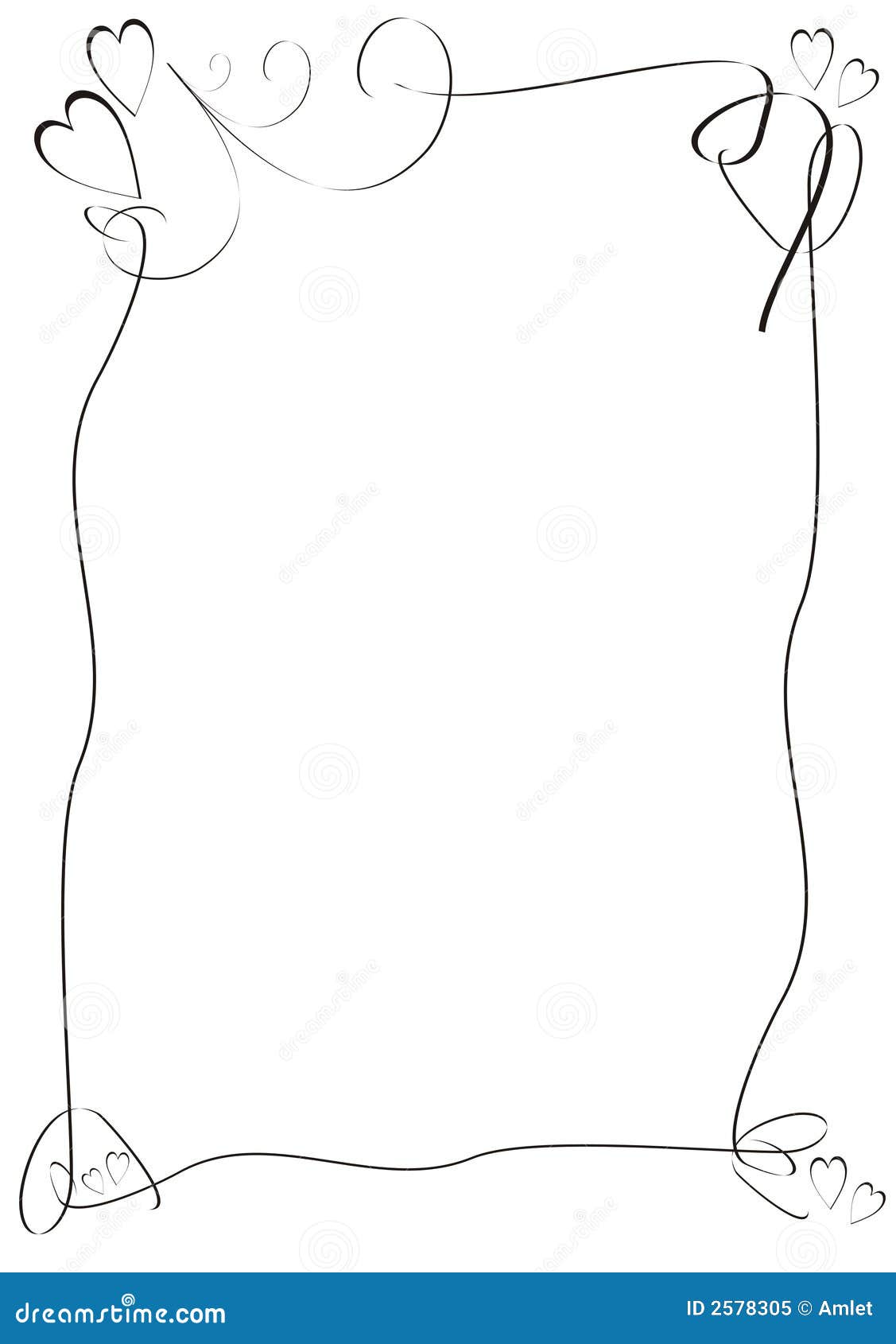 Het kader van de liefde vector illustratie. Illustration of romantisch ...