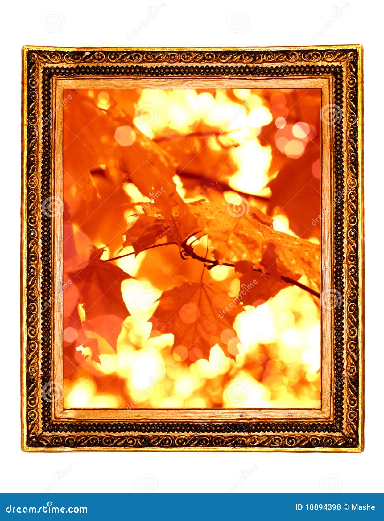 Het Kader Van Het Blad in Antiquiteit Stock Foto - Image of ...