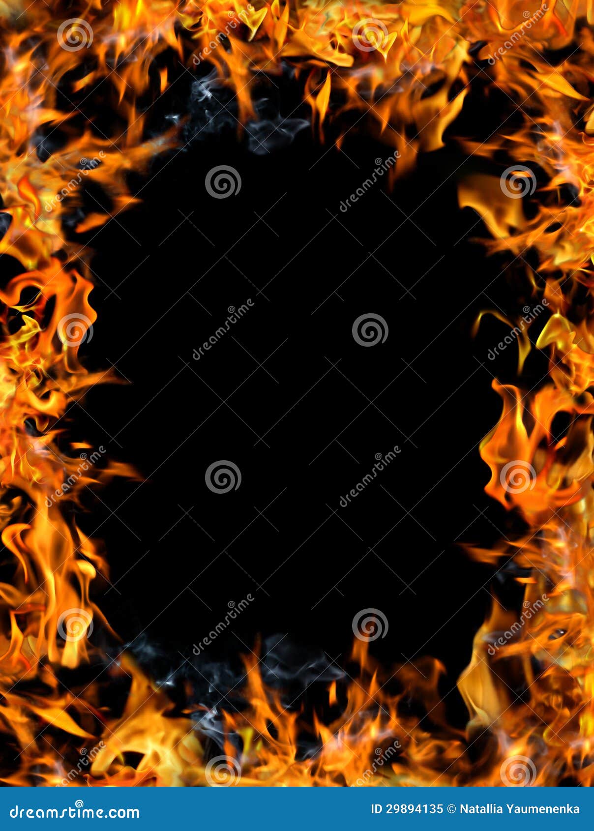 Het kader van het vuur stock afbeelding. Image of begrip - 29894135