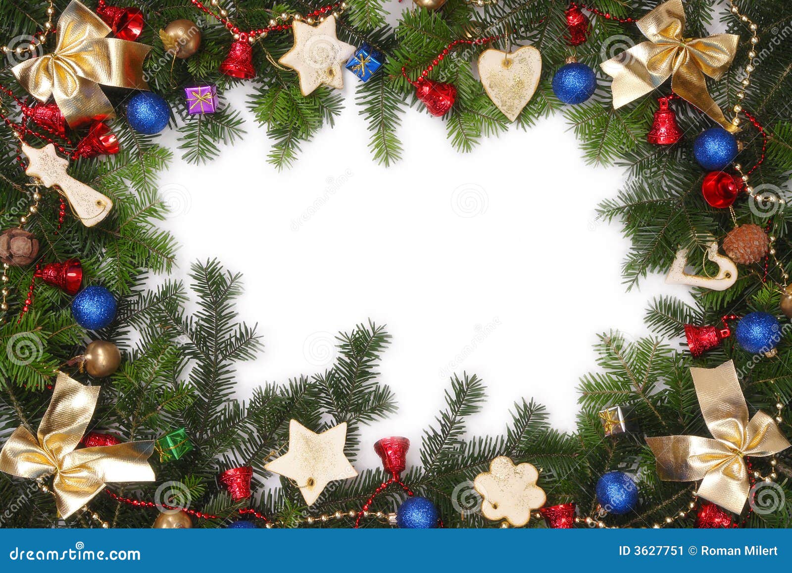 Het kader van Kerstmis stock afbeelding. Image of klok - 3627751