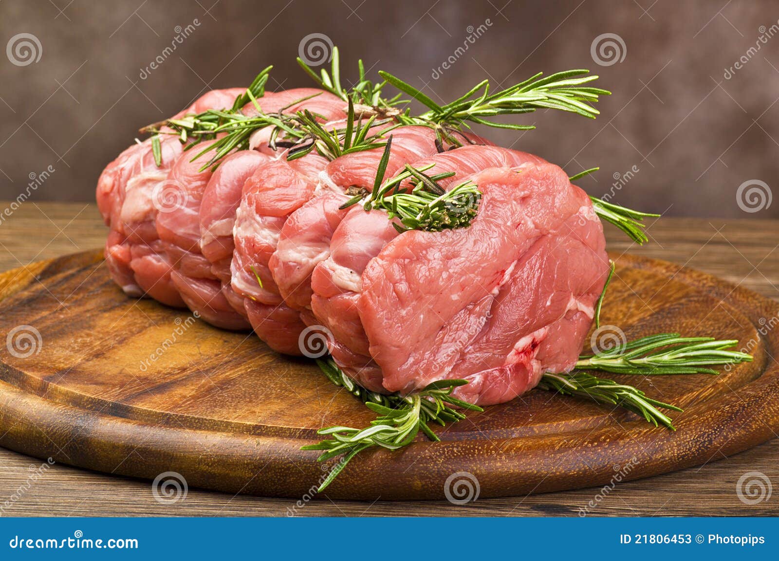 Het Kalfsvlees Van Het Braadstuk Stock Afbeelding - Image of voedsel ...