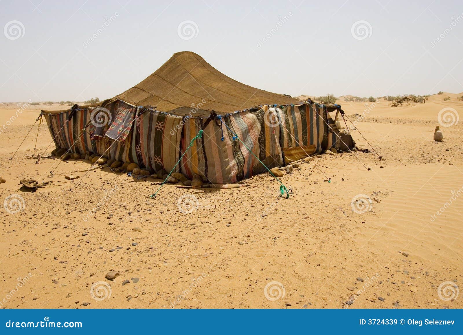 Het Kamp van de woestijn stock afbeelding. Image of nomadisch - 3724339