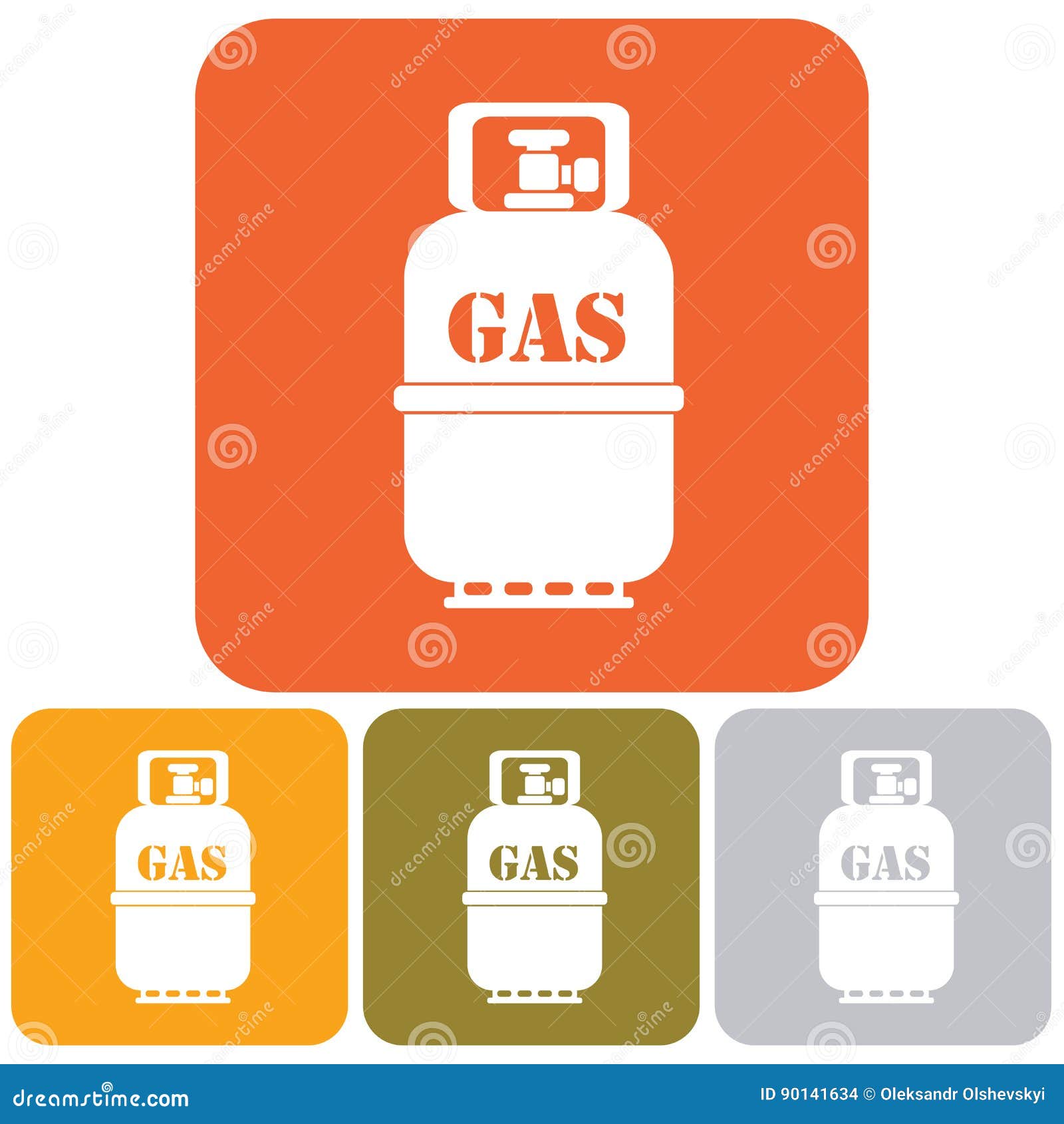 Het Kamperen Het Pictogram Van De Gasfles Vector Illustratie ...
