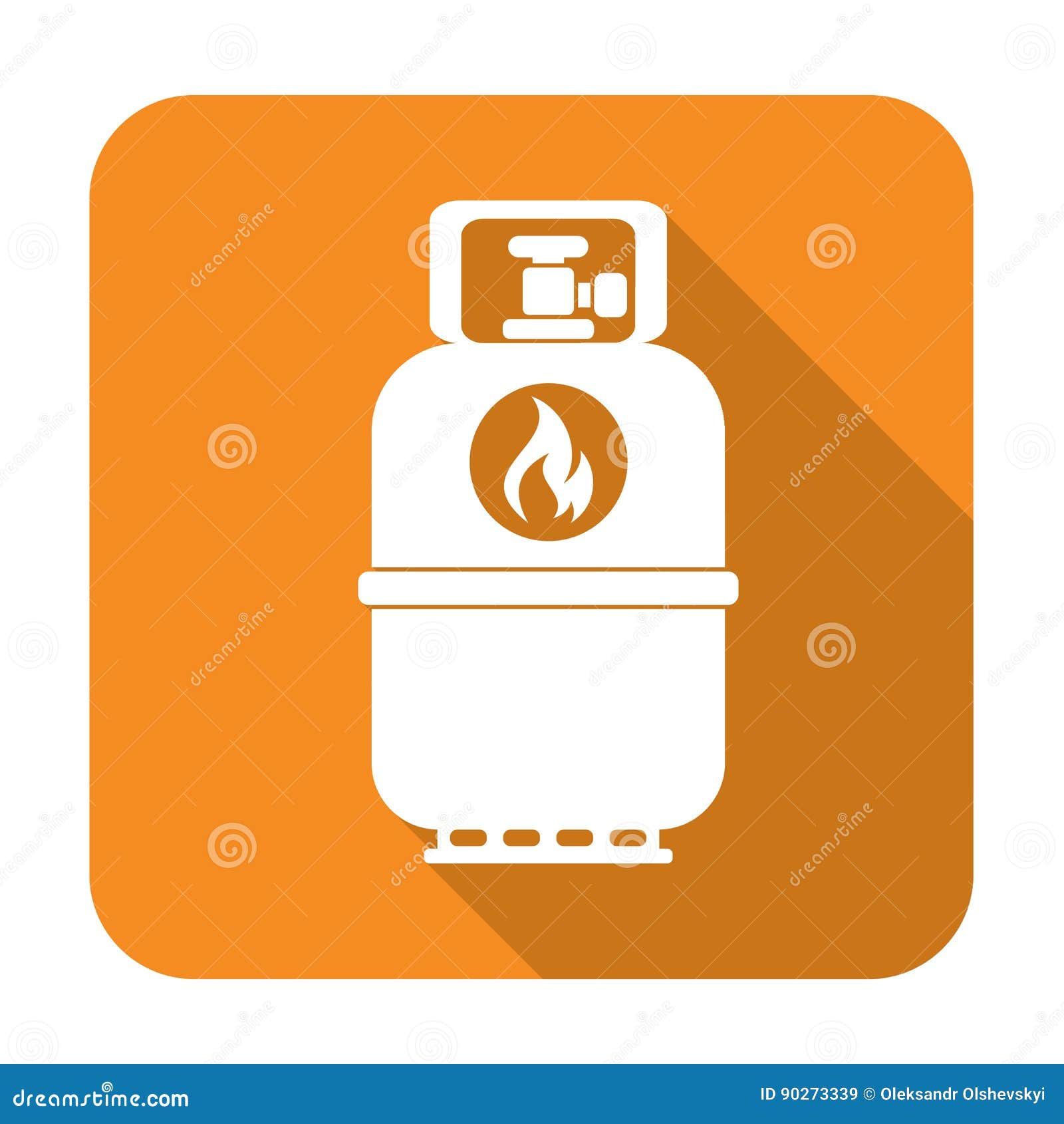 Het Kamperen Het Pictogram Van De Gasfles Vector Illustratie ...