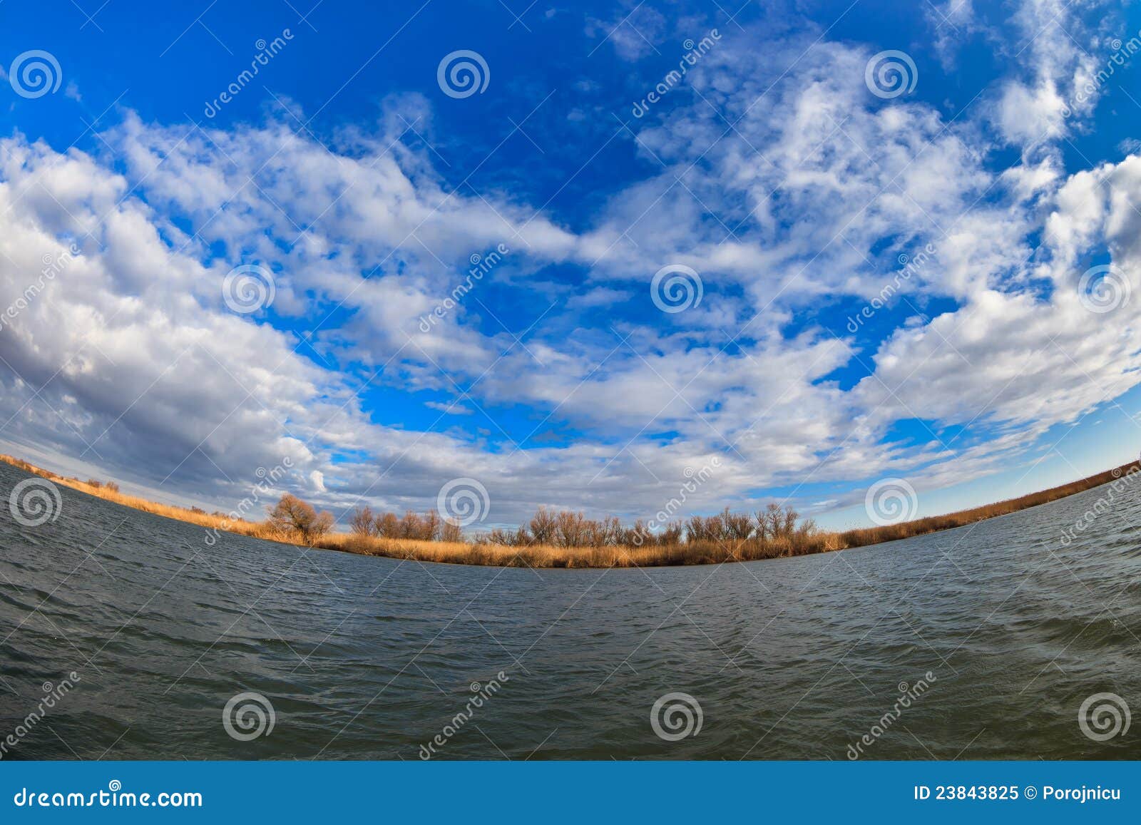Het Kanaal Van De Rivier in De Delta Van Donau Stock Afbeelding - Image ...