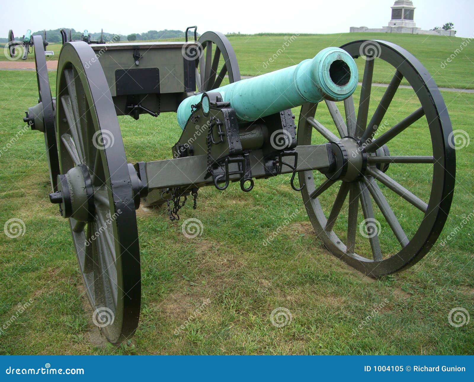 Het Kanon Van De Burgeroorlog Stock Afbeelding - Image of antietam ...