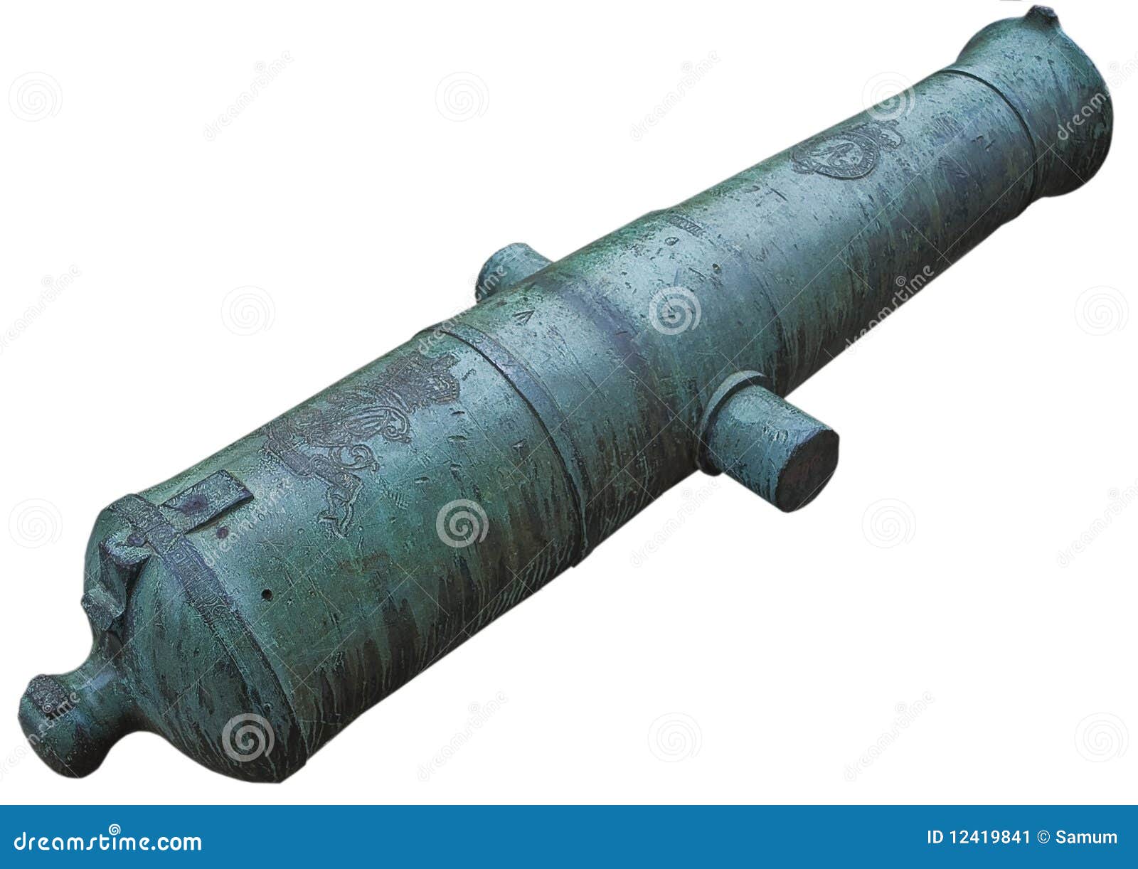 Het kanon van het schip stock afbeelding. Image of zeilen - 12419841