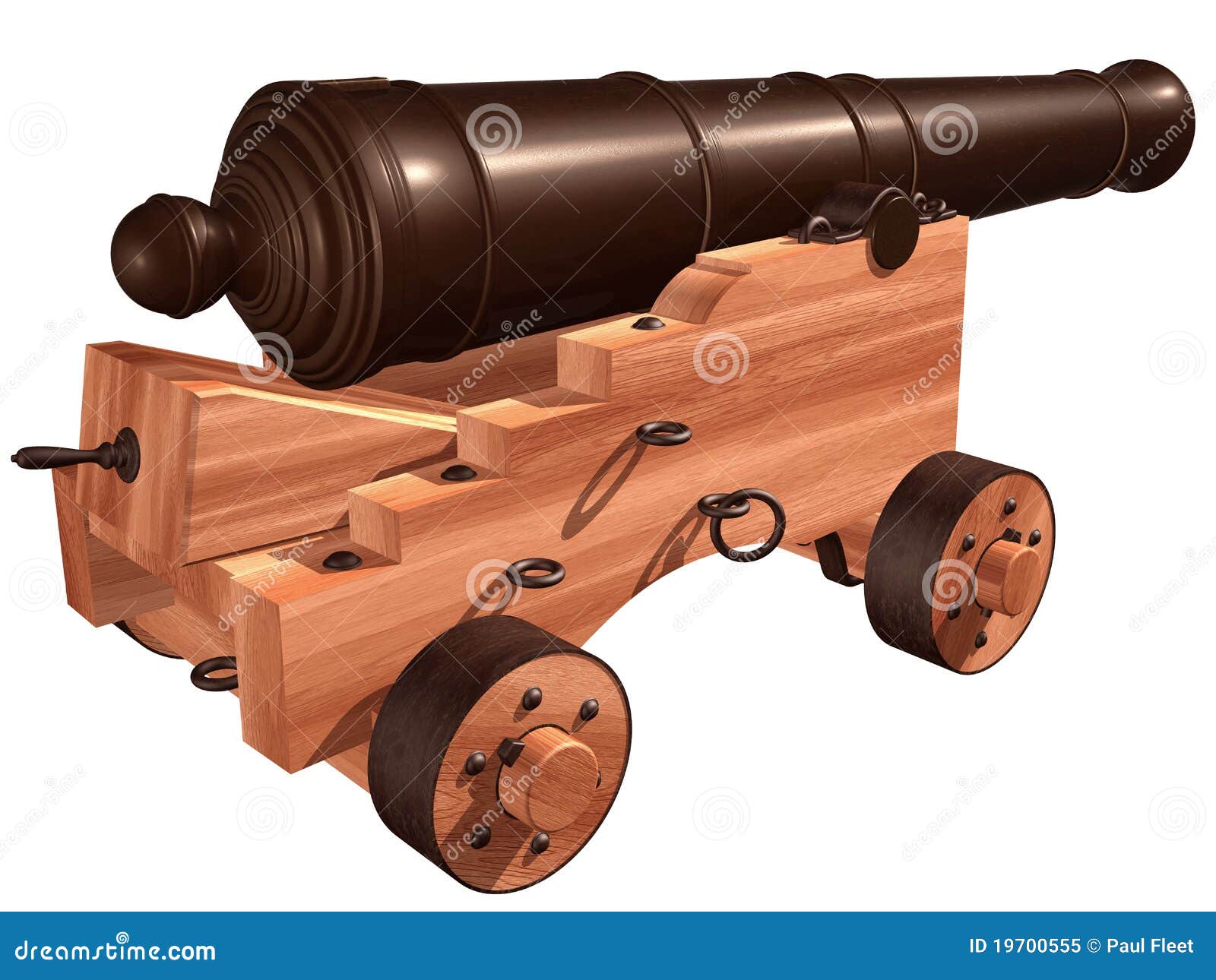 Het Kanon van schepen stock illustratie. Illustration of wapens - 19700555