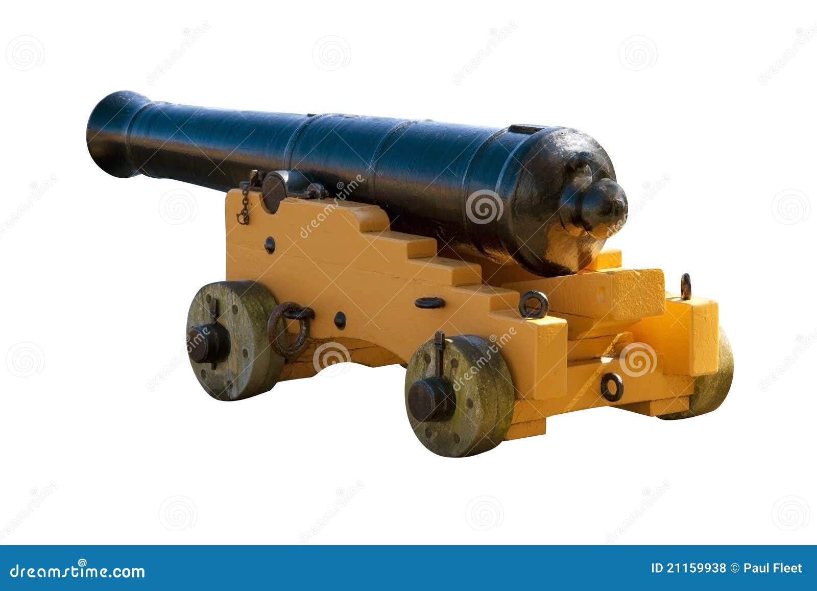 Het kanon van schepen stock foto. Image of piraat, oorlog - 21159938