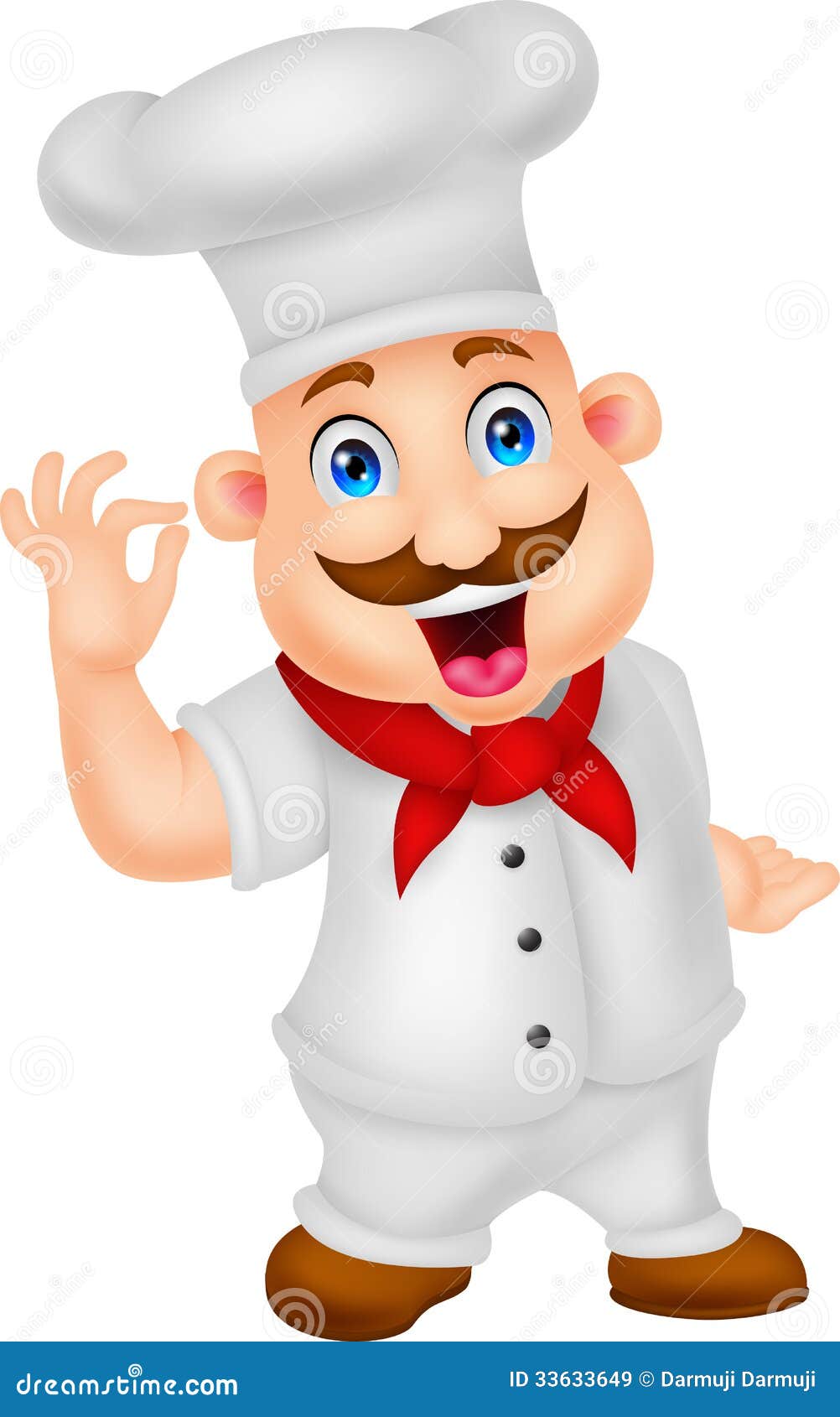 Het Karakter Van Het Chef-kokbeeldverhaal Vector Illustratie ...