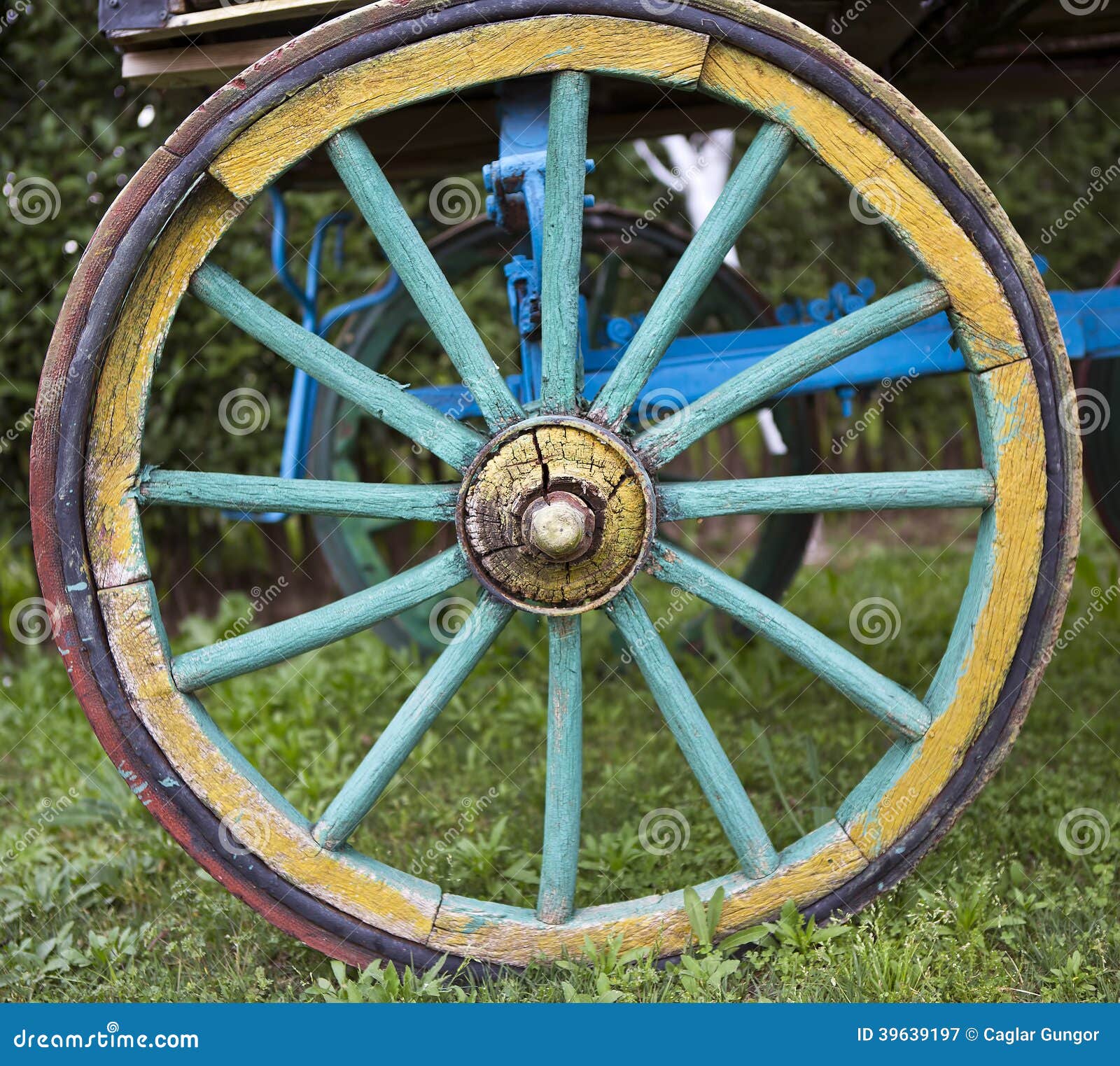 Het Karwiel stock afbeelding. Image of vervoer, blokkenwagen - 39639197