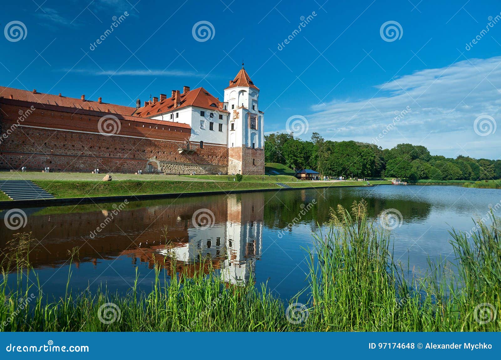 Het Kasteel Complex Wit-rusland Stock Foto - Image of europa ...