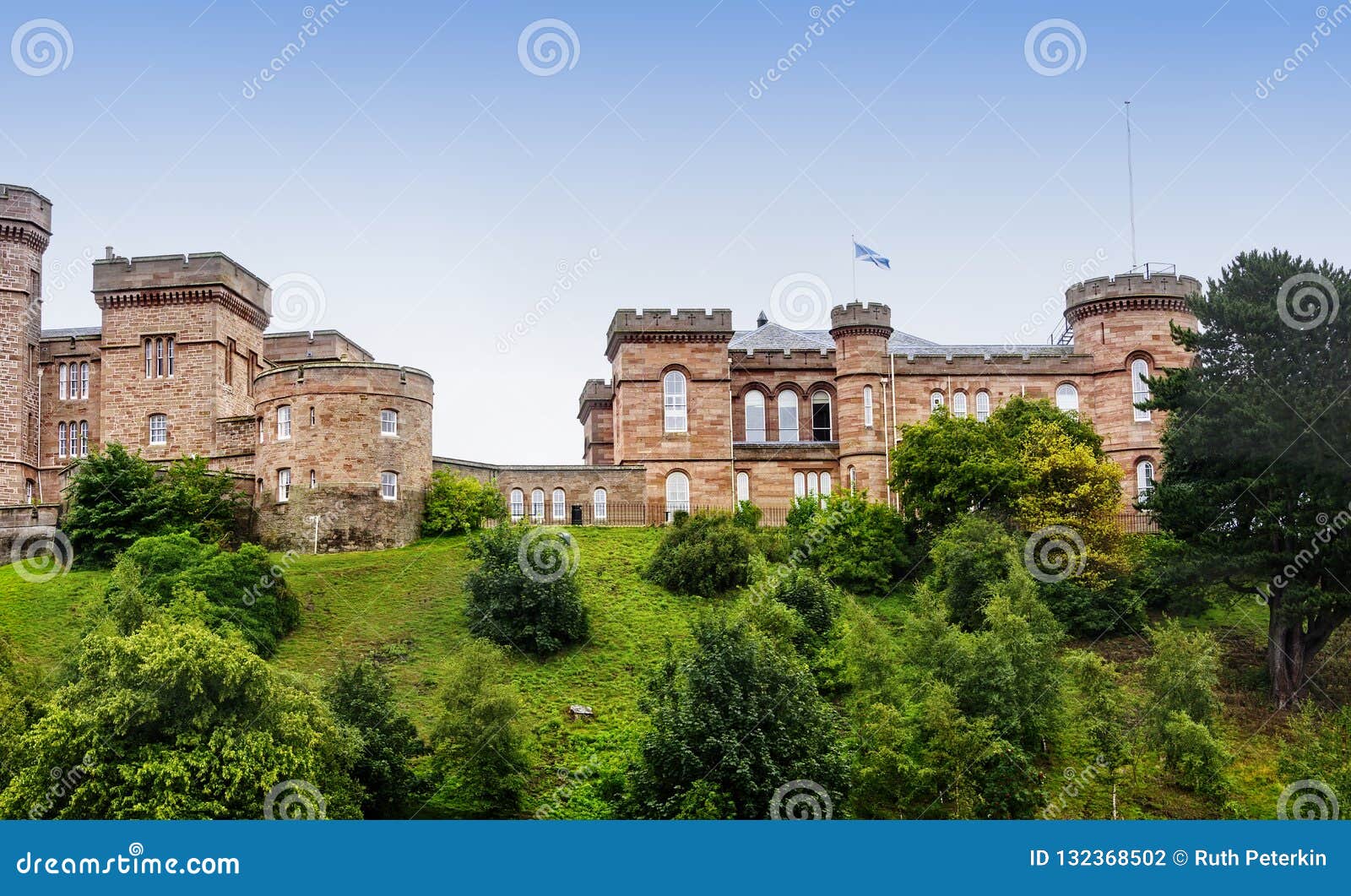 Het Kasteel Van Inverness in Inverness, Schotland Stock Foto - Image of ...