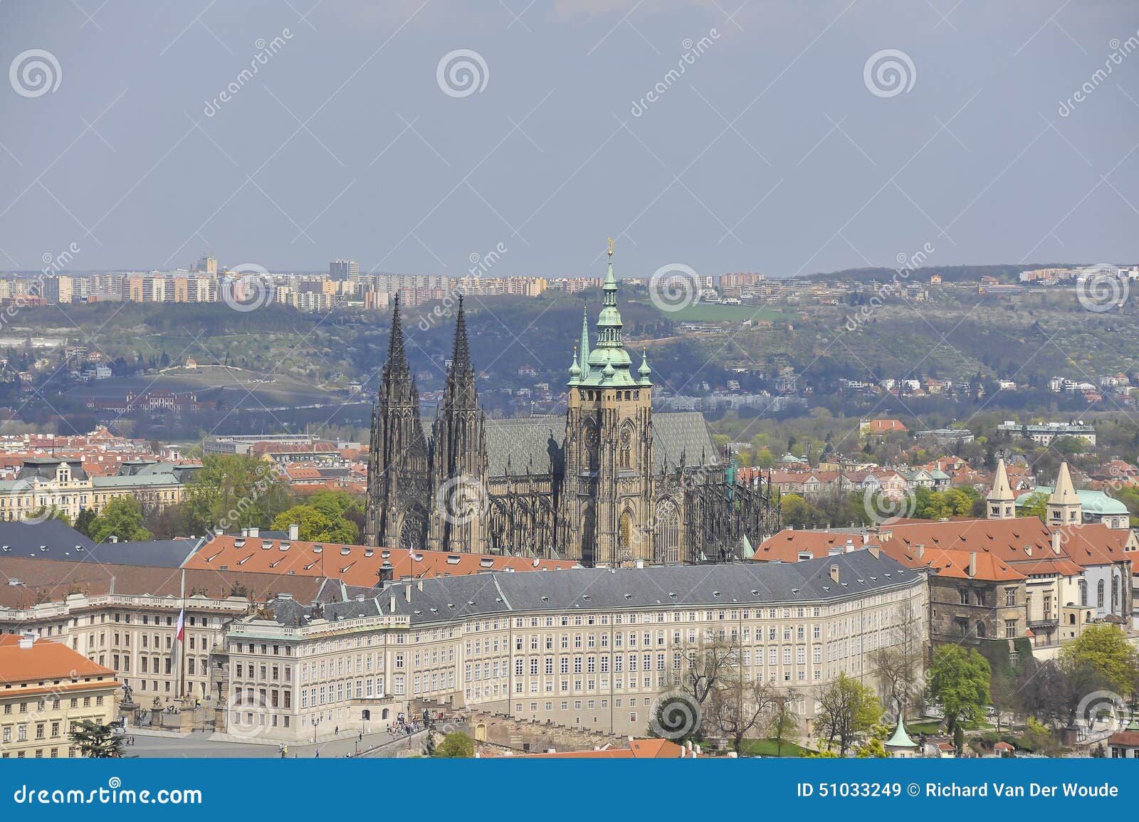 Het Kasteel van Praag redactionele stock afbeelding. Image of republiek ...