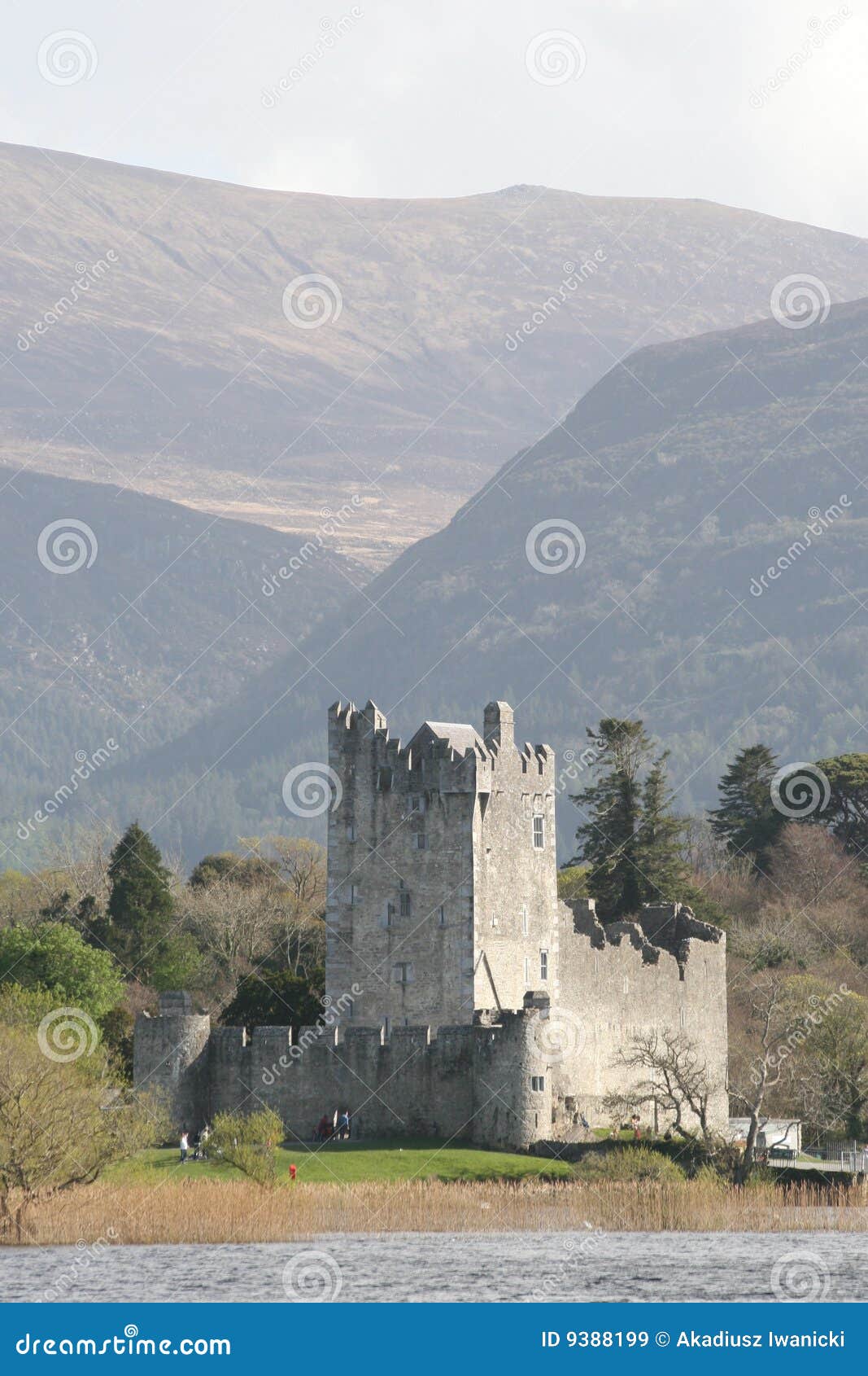 Het Kasteel Van Ross in Kerry Bergen, Killarney, Ierland Stock ...