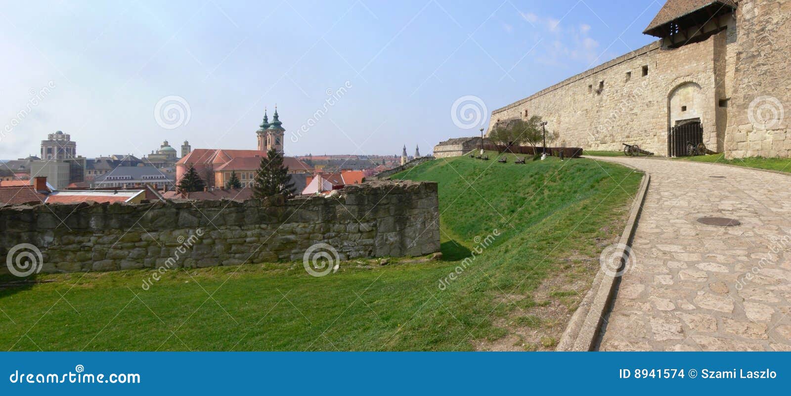 Het Kasteelpanorama 2 Van Eger Stock Foto - Image of europa, panorama ...