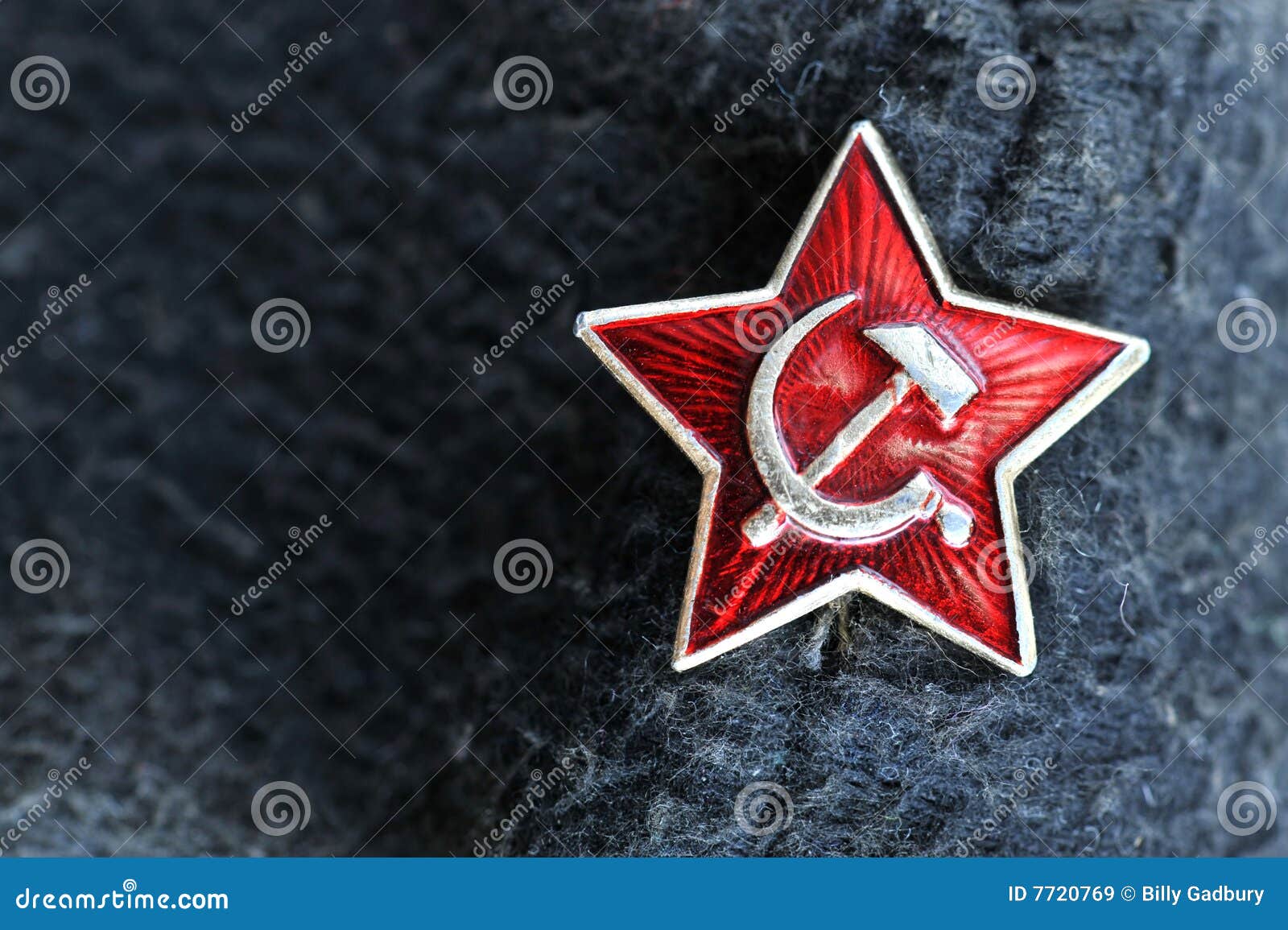 Het Kenteken Van De Ster Van Vroegere Sovjetunie Stock Afbeelding ...