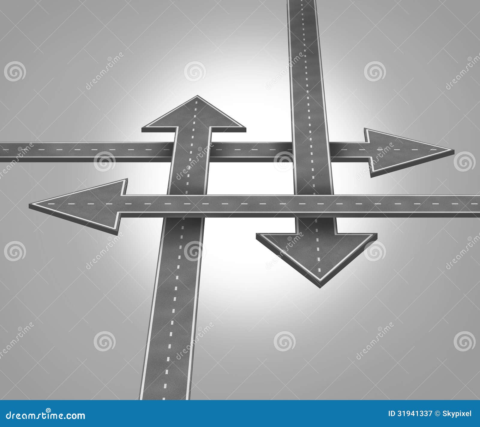 Het kiezen van Richting stock illustratie. Illustration of kiezen ...