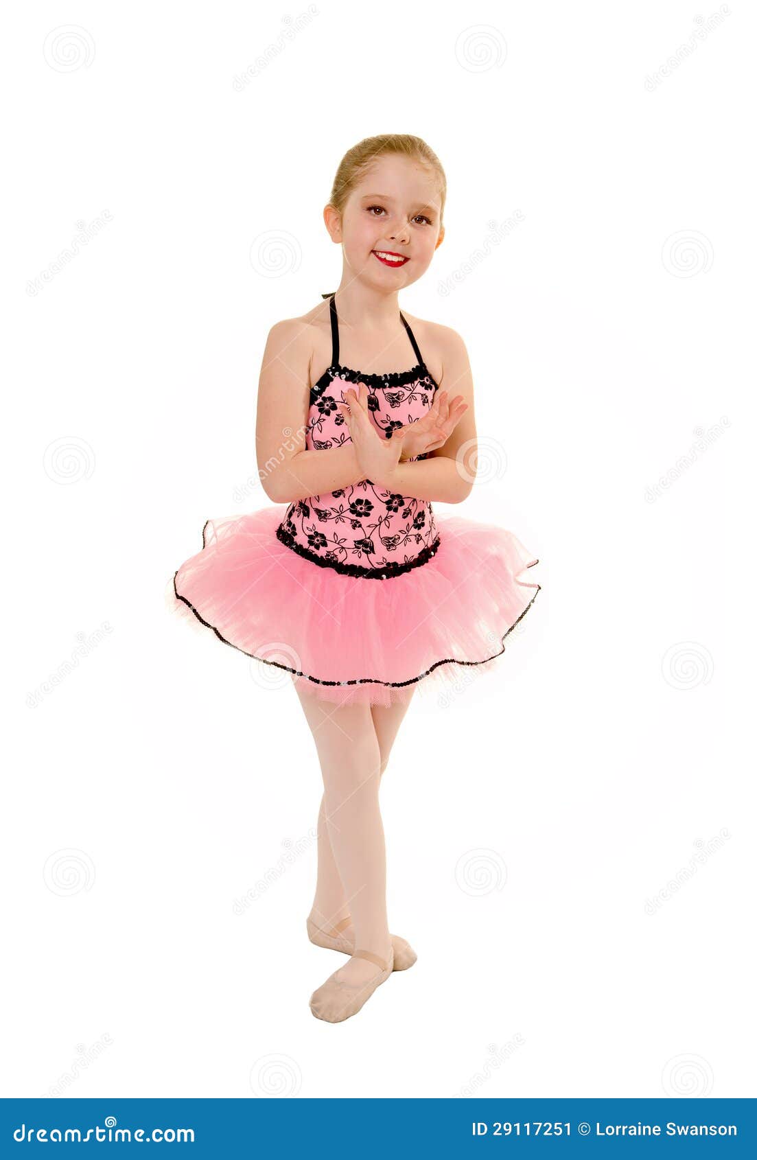 Het Kind Van De Ballerina in Roze Tutu Stock Afbeelding - Image of ...
