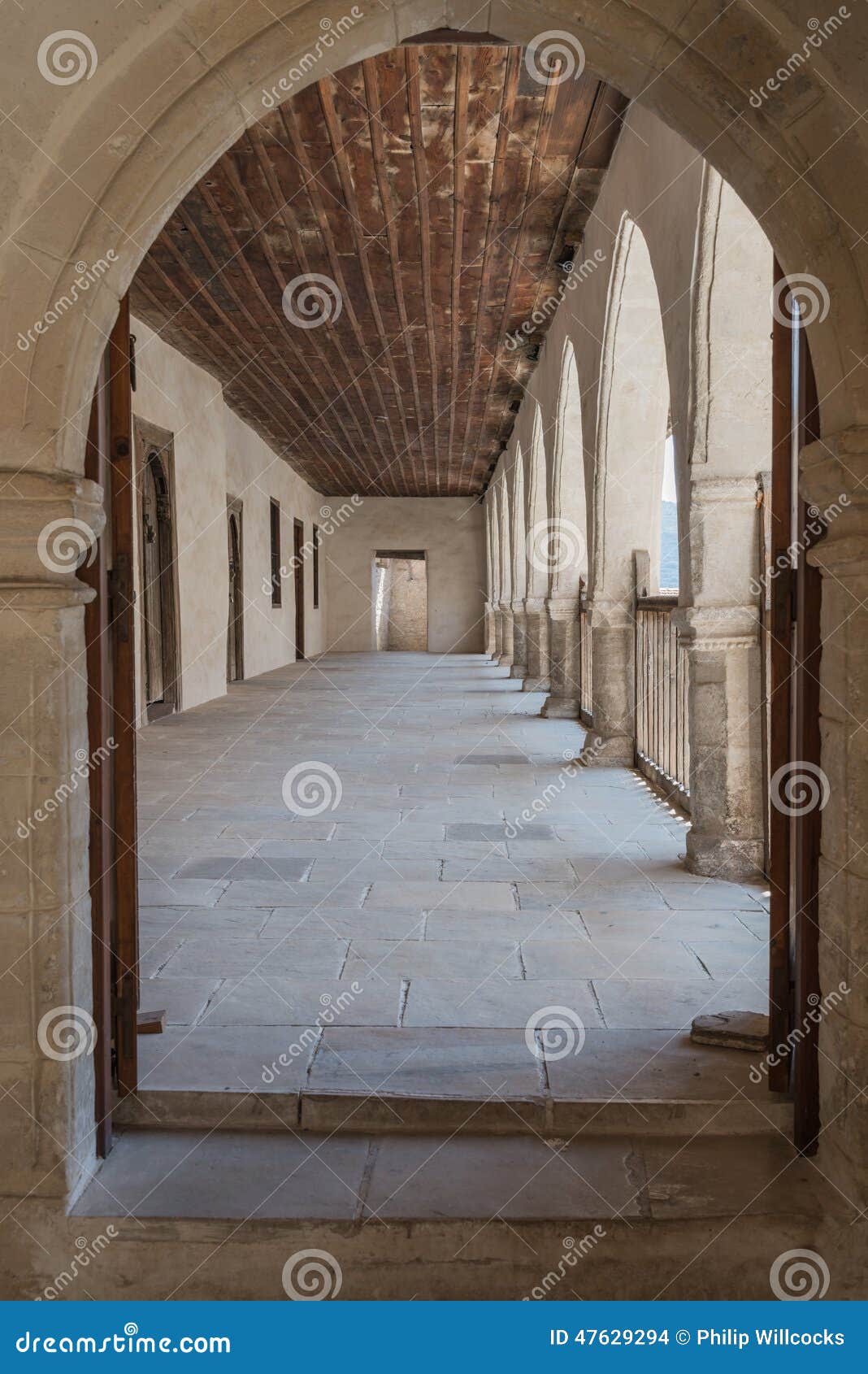 Het Klooster Omodos Cyprus Van Timiosstravos Redactionele Stock ...