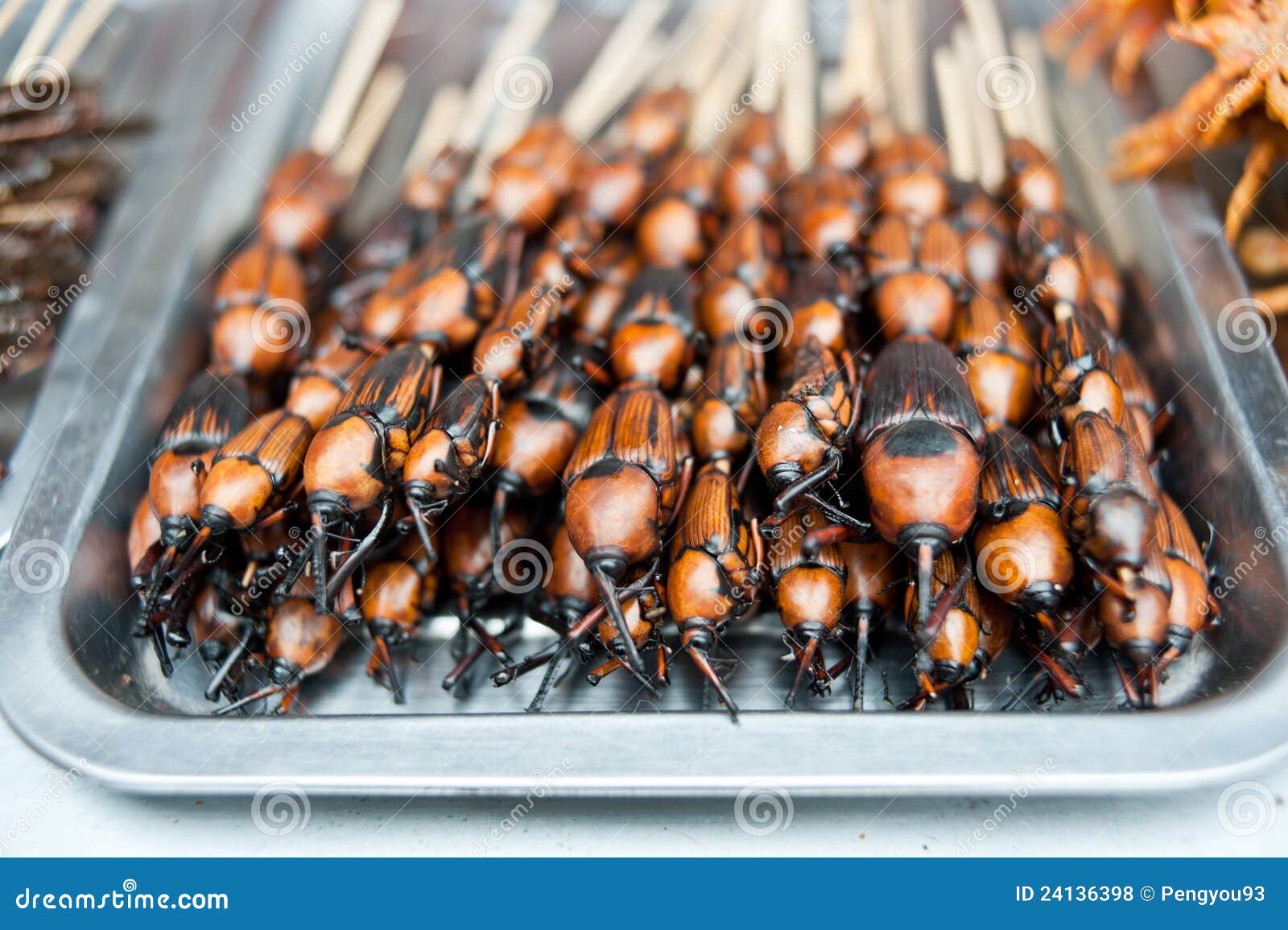 Het Koord Van Kevers Van Chinese Keuken Stock Foto - Image of china ...