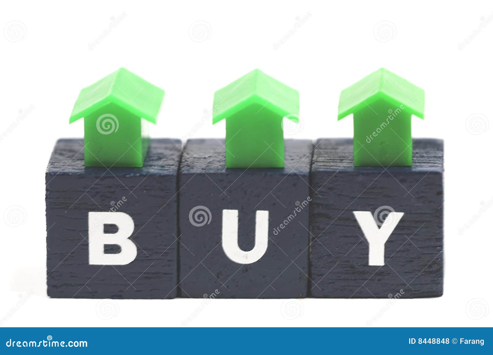 Het kopen of het verkopen? stock foto. Image of verkoop - 8448848