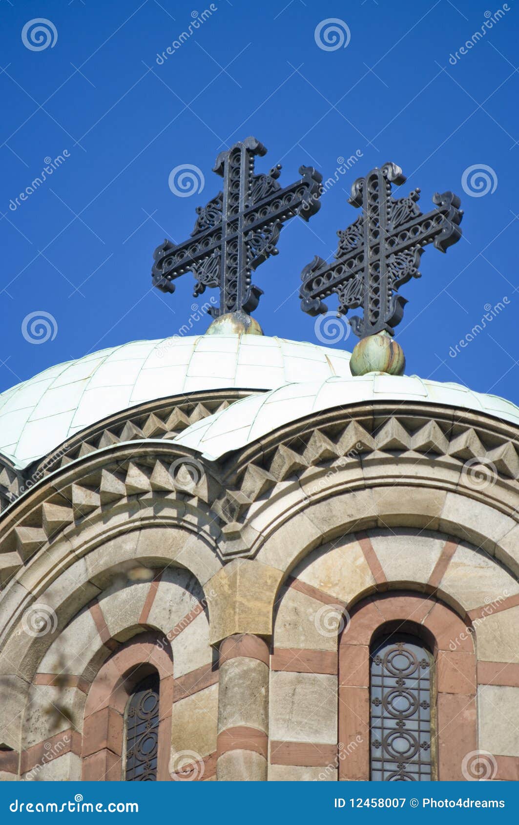 Het Kruis Van Het Christendom Stock Afbeelding - Image of heilige, boom ...