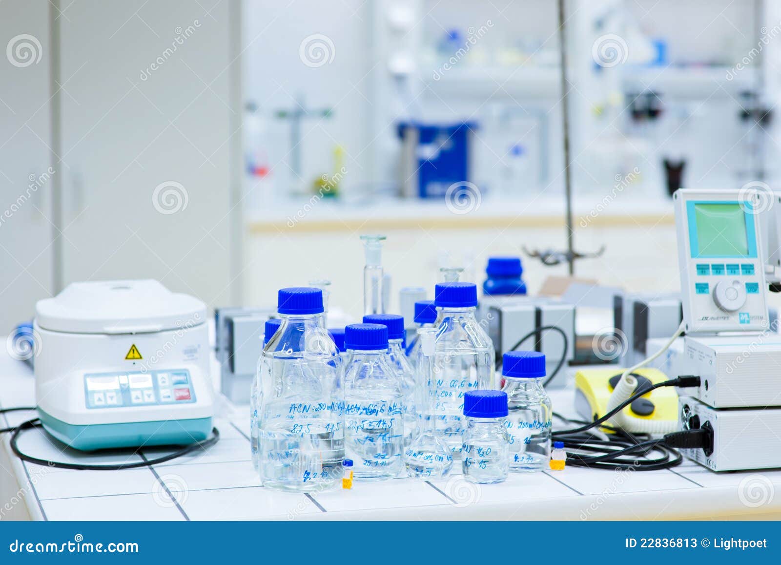 Het Laboratorium Van De Chemie Stock Afbeelding - Image of gezondheid ...