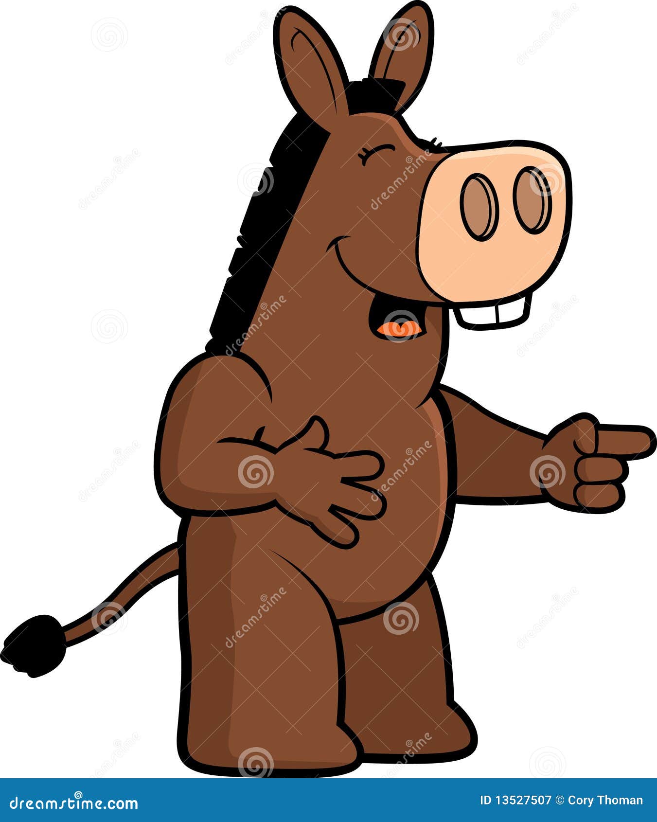 Het Lachen van de ezel vector illustratie. Illustration of gigantisch ...