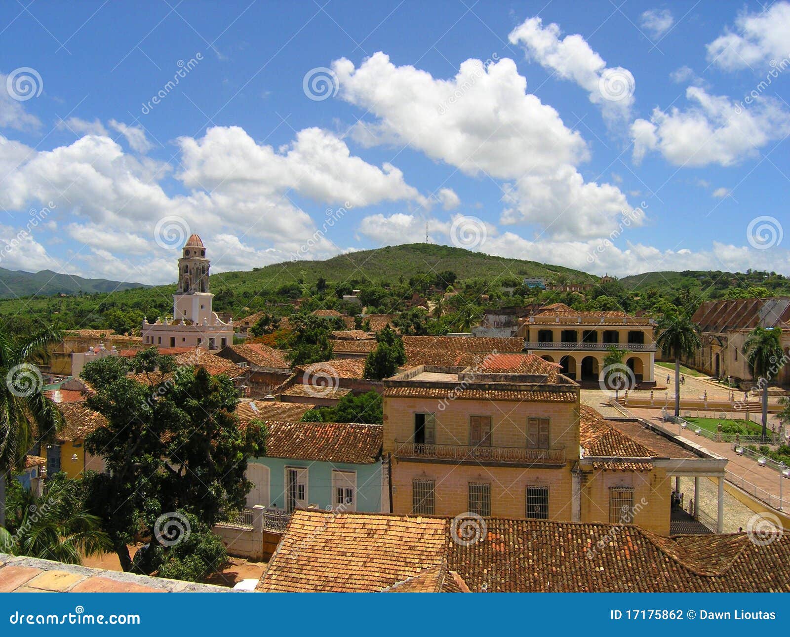 Het Landschap Van De Stad, Cuba Stock Foto - Image of huizen ...