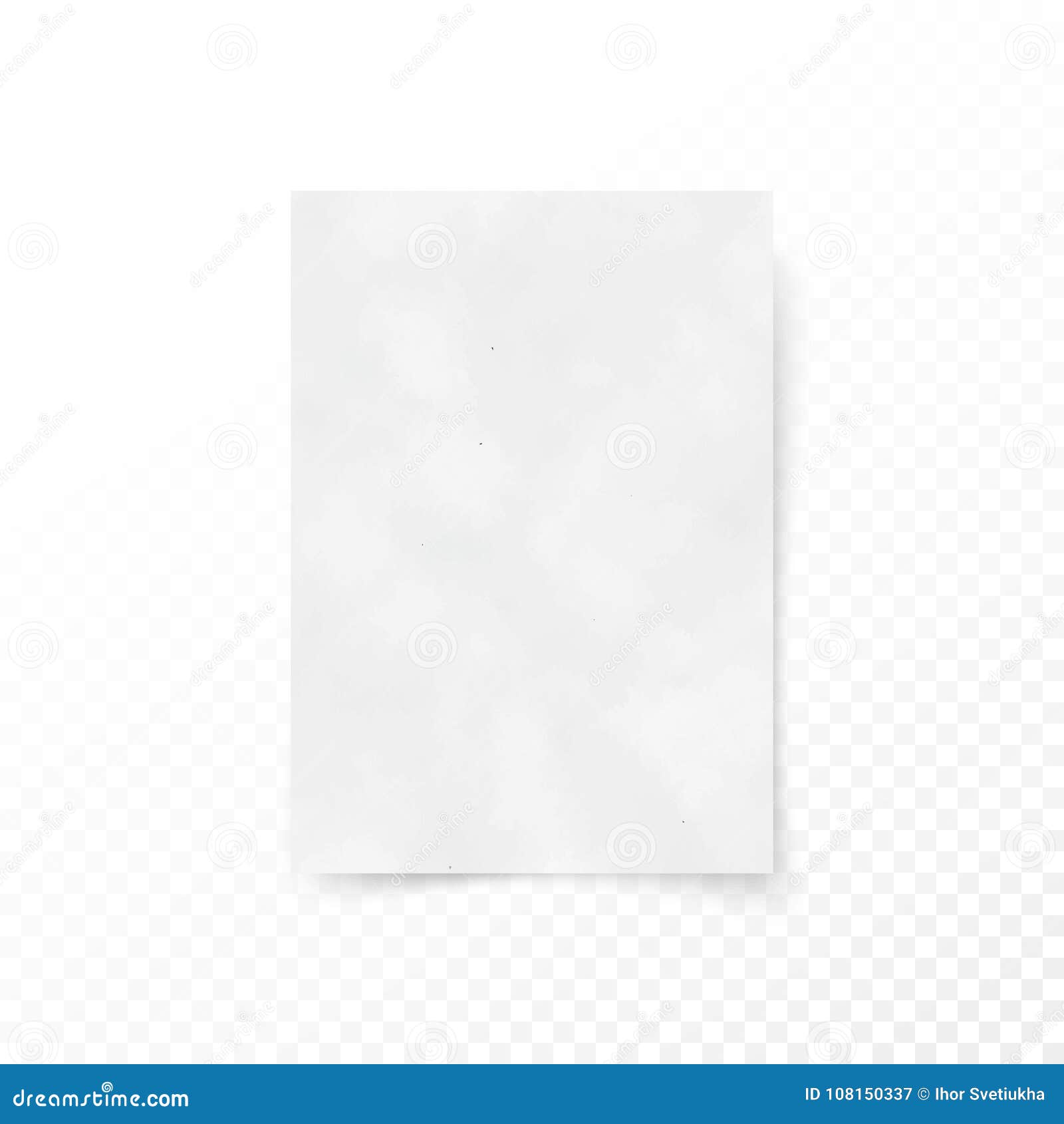 Het Lege Document Malplaatje Van Het Brieven Witte Blad Document En ...