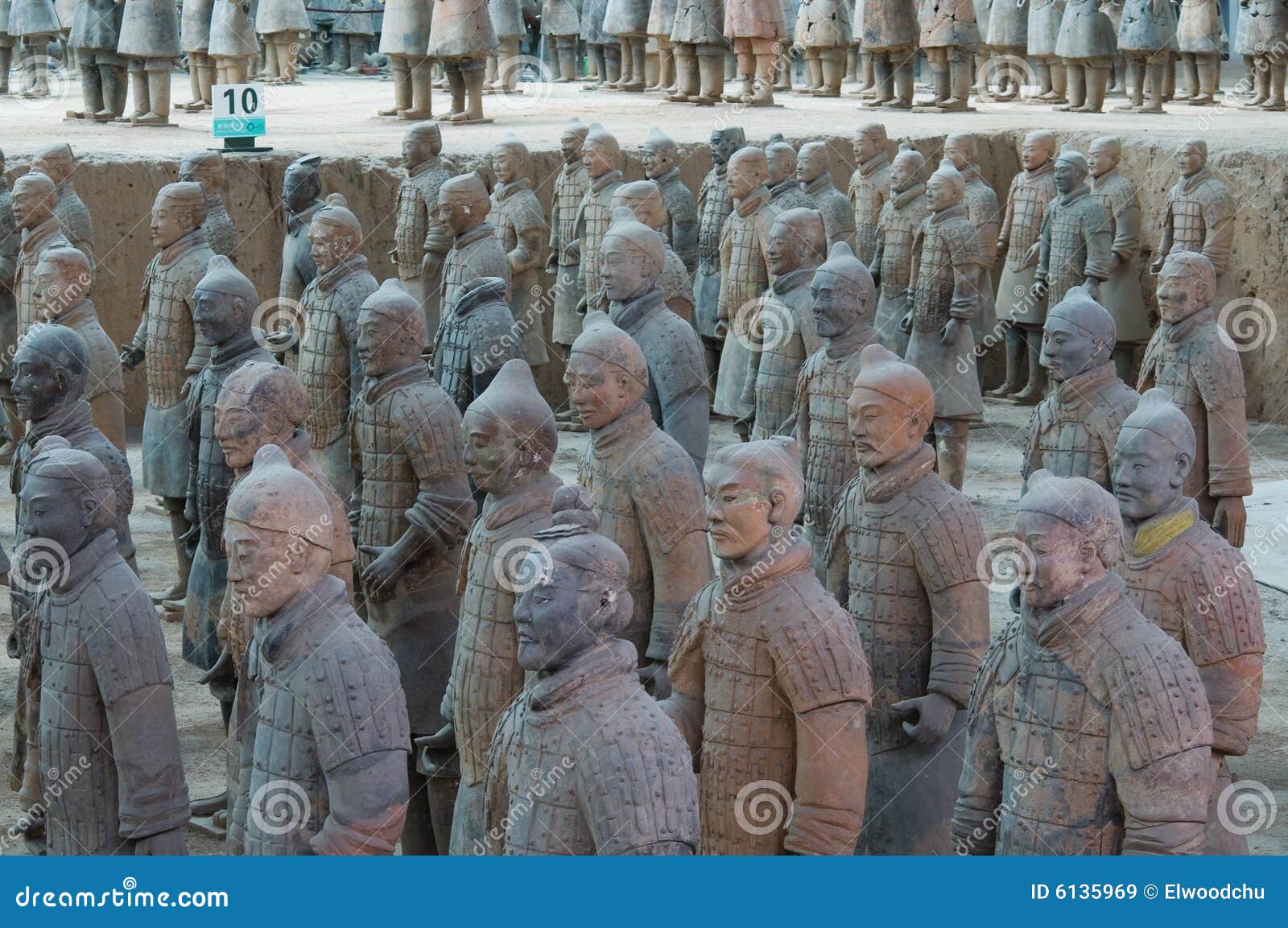 Het Leger Van Het Terracotta Redactionele Stock Afbeelding - Image of ...