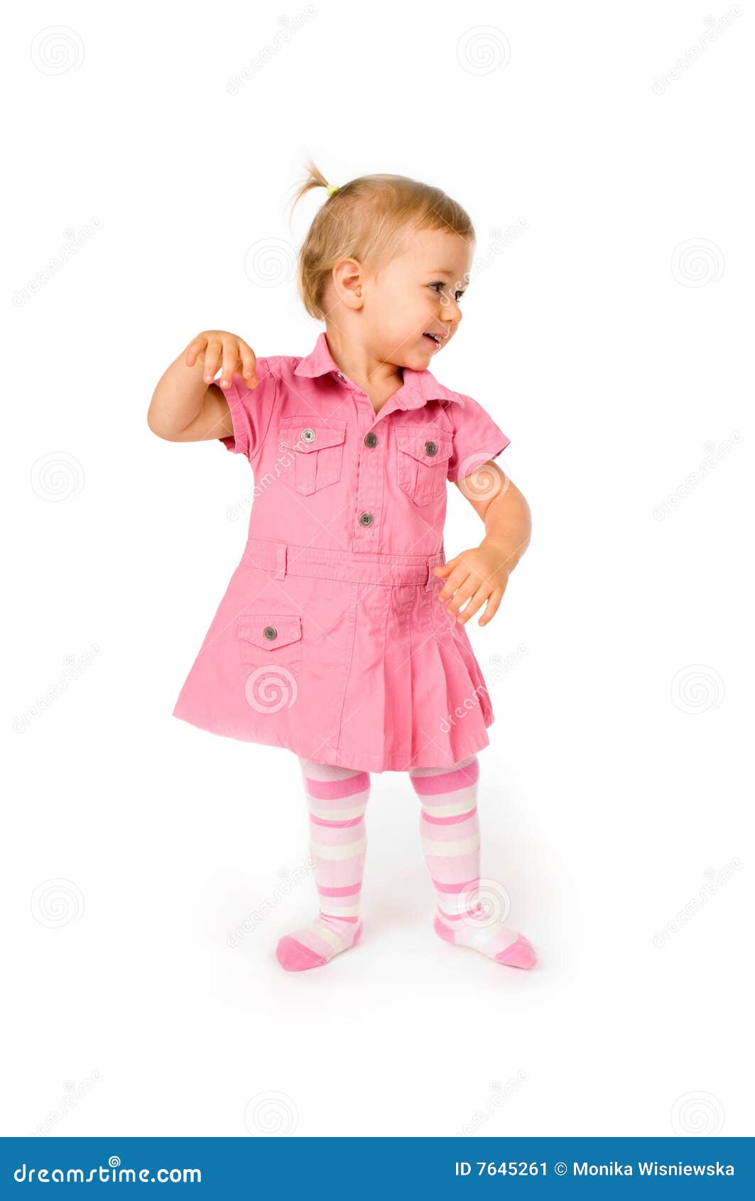 Het leuke baby dansen stock afbeelding. Image of kind - 7645261