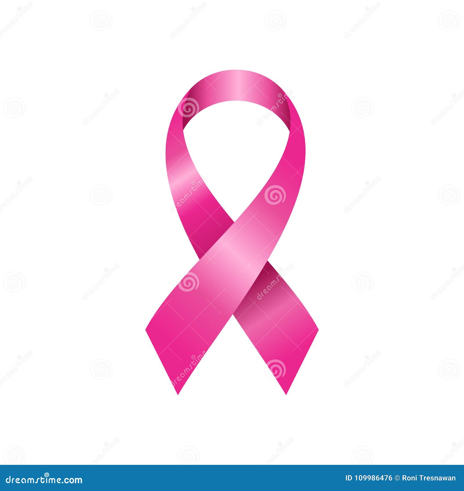 Het lint van borstkanker vector illustratie. Illustration of boog ...